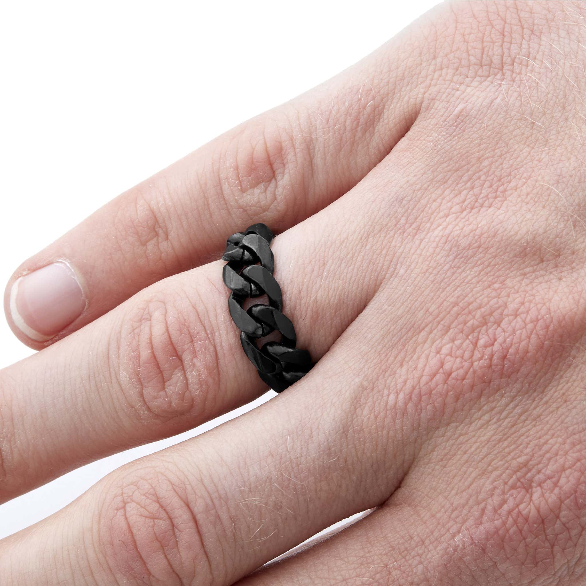 Black Ethan Ring | Lucleon | 365 day return policy