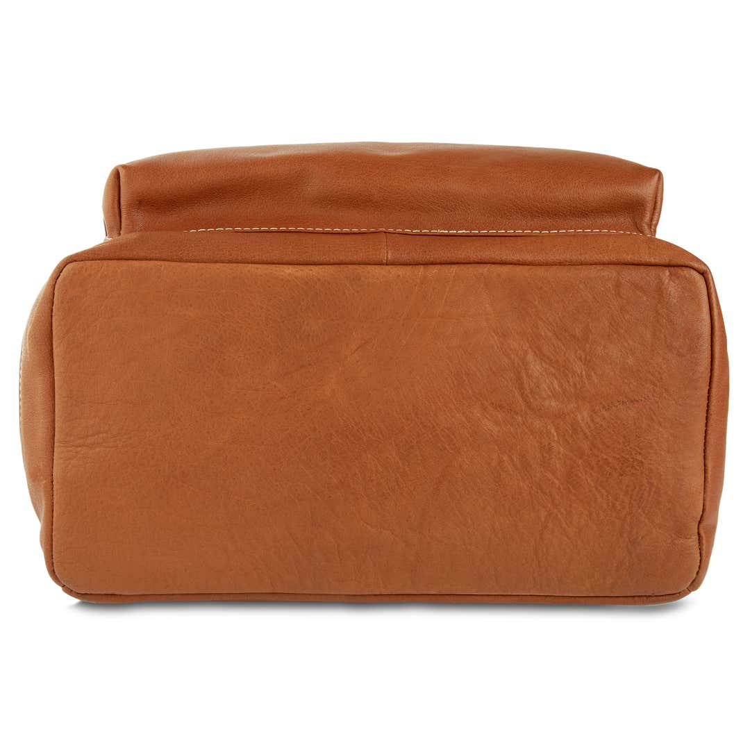 Oxford Tan Backpack Leather Bag | Lucleon | Free shipping