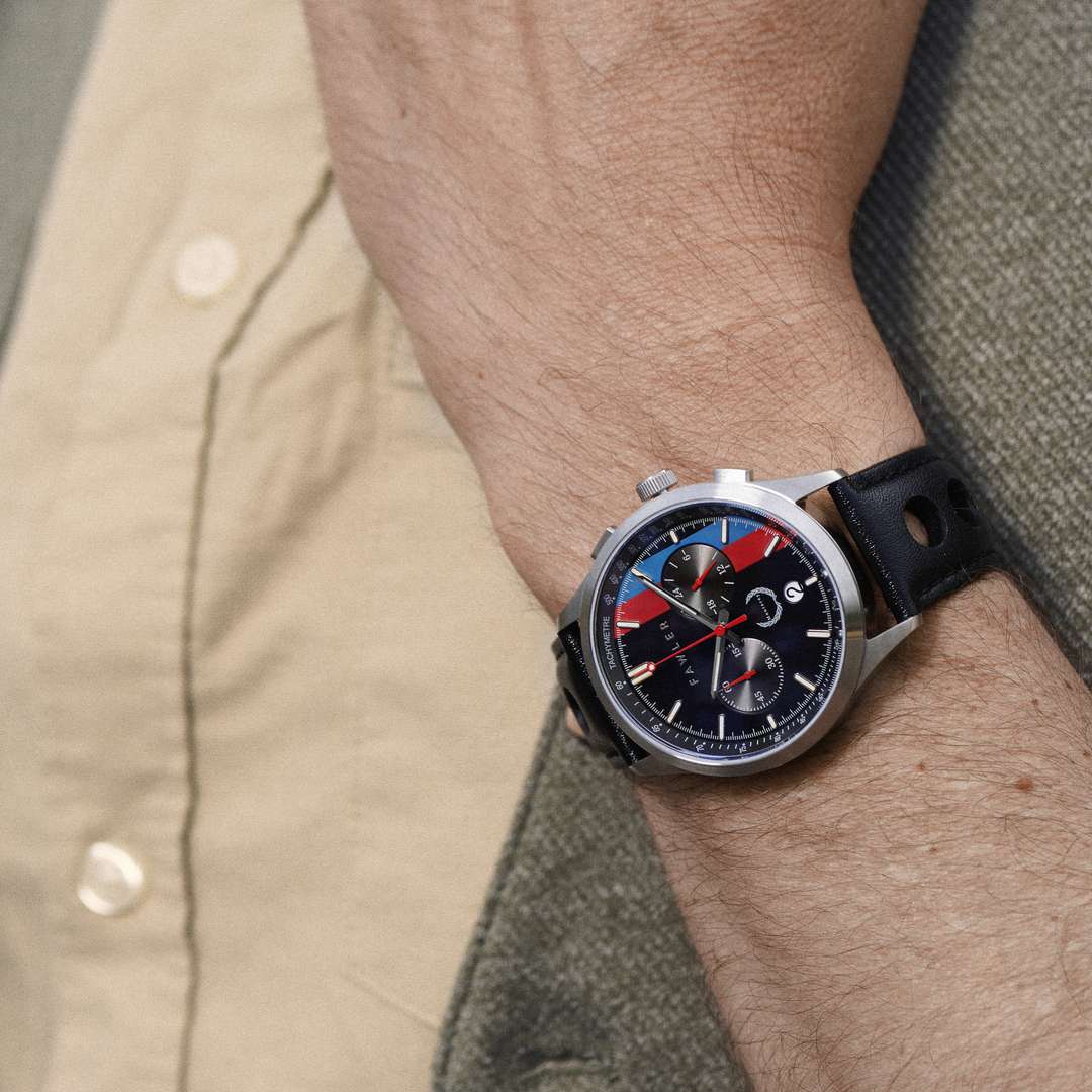 Monterey | Red and Blue Racing Watch | In stock! | Fawler