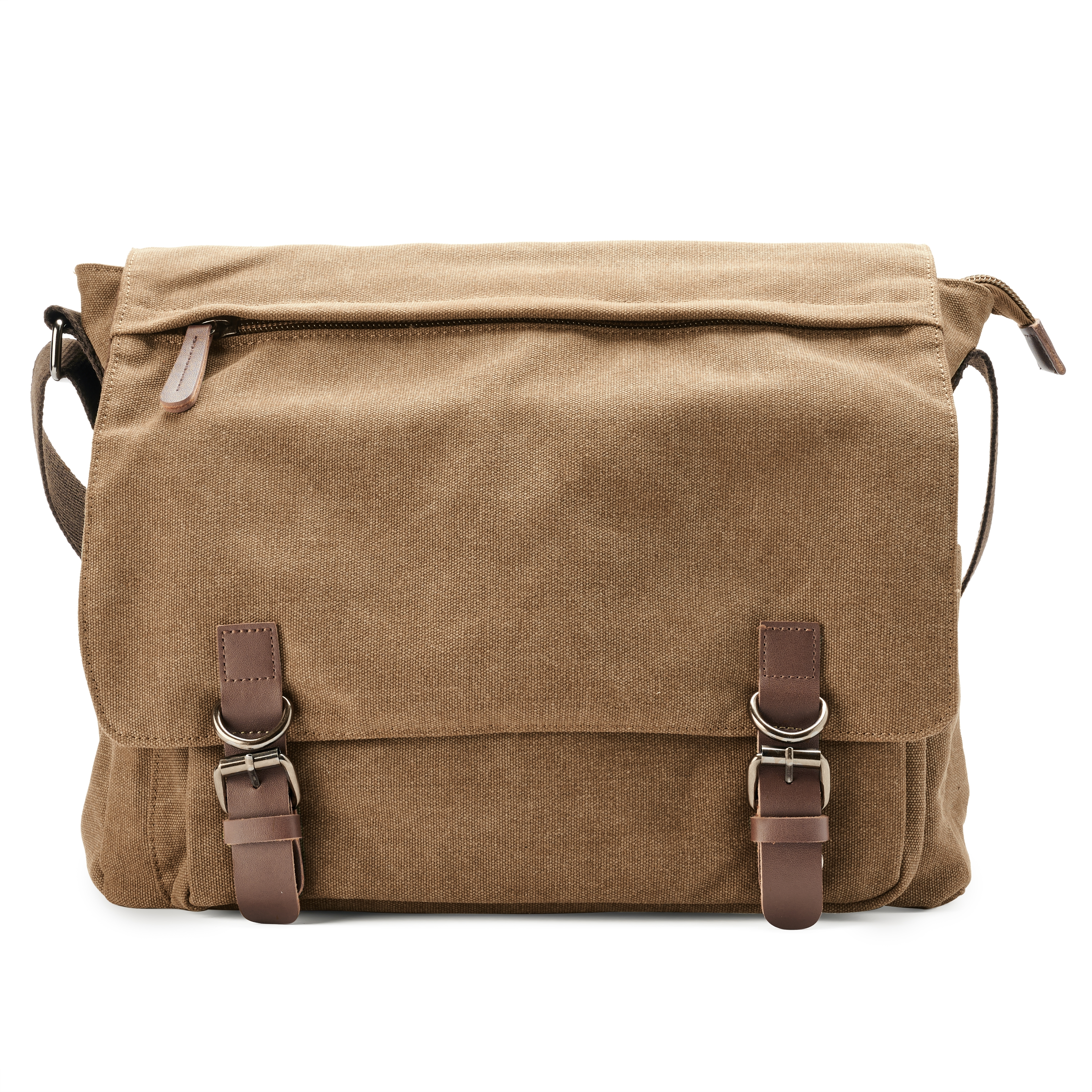 Karamel Brun Canvas Skuldertaske | Trendhim | Fri fragt