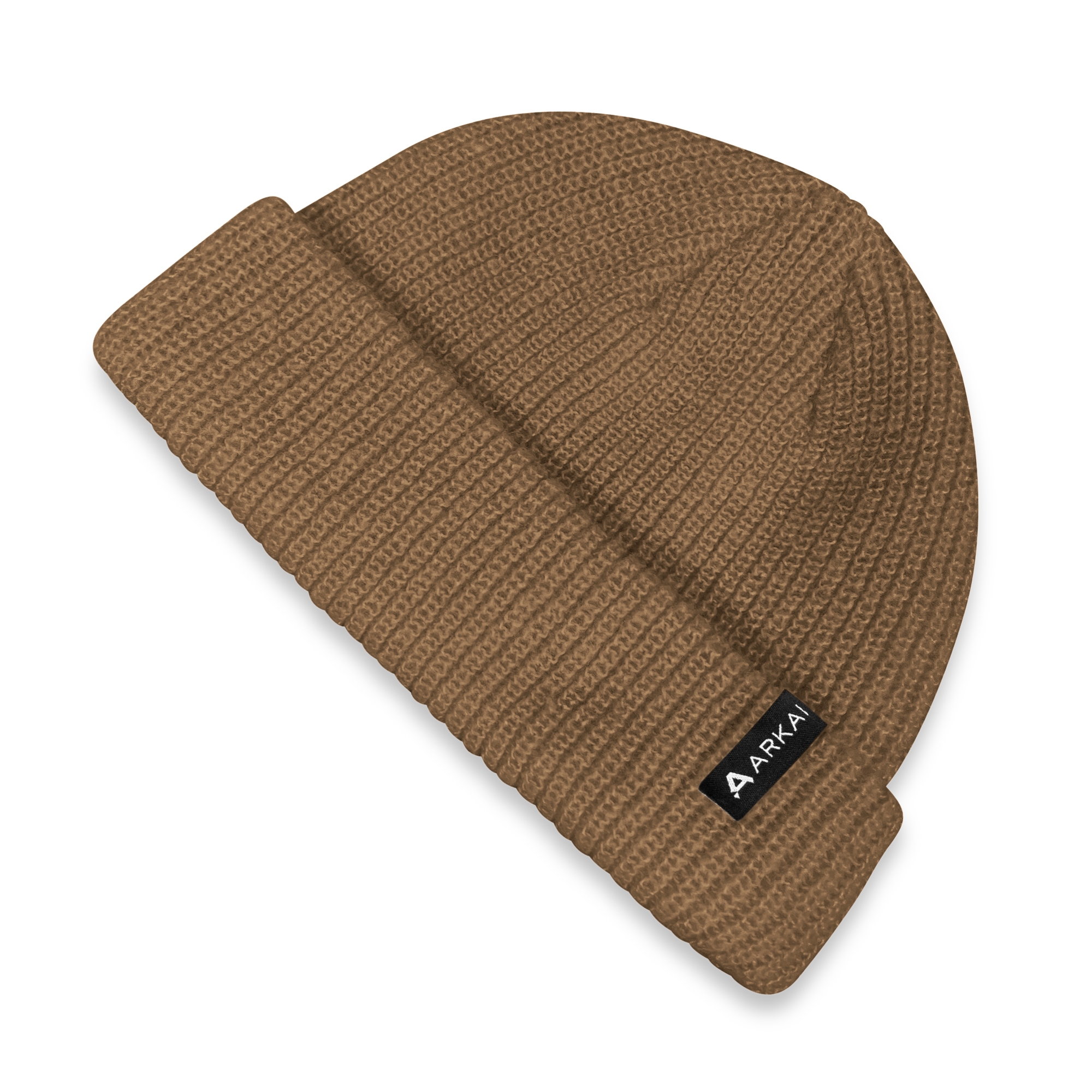 Nordic | Smokey Brown Rib-Knit Fisherman Beanie | In stock! | Arkai