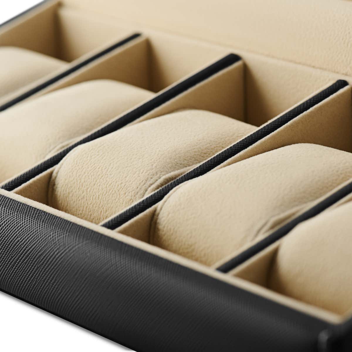 5 Slot Black Leather Watch Box | Trendhim | Free shipping