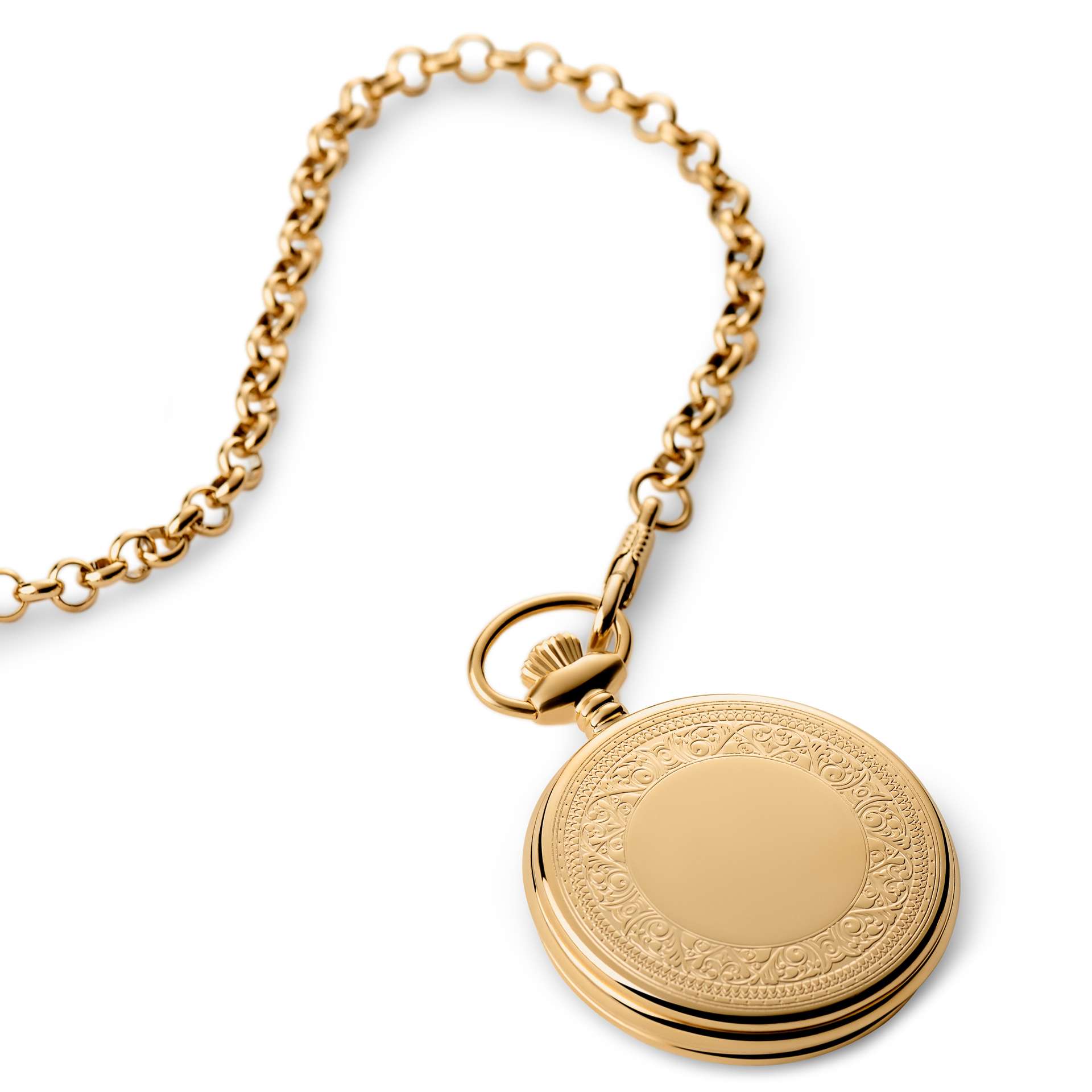 Altair | Gold-tone Half Hunter Pocket Watch | In stock! | Seizmont