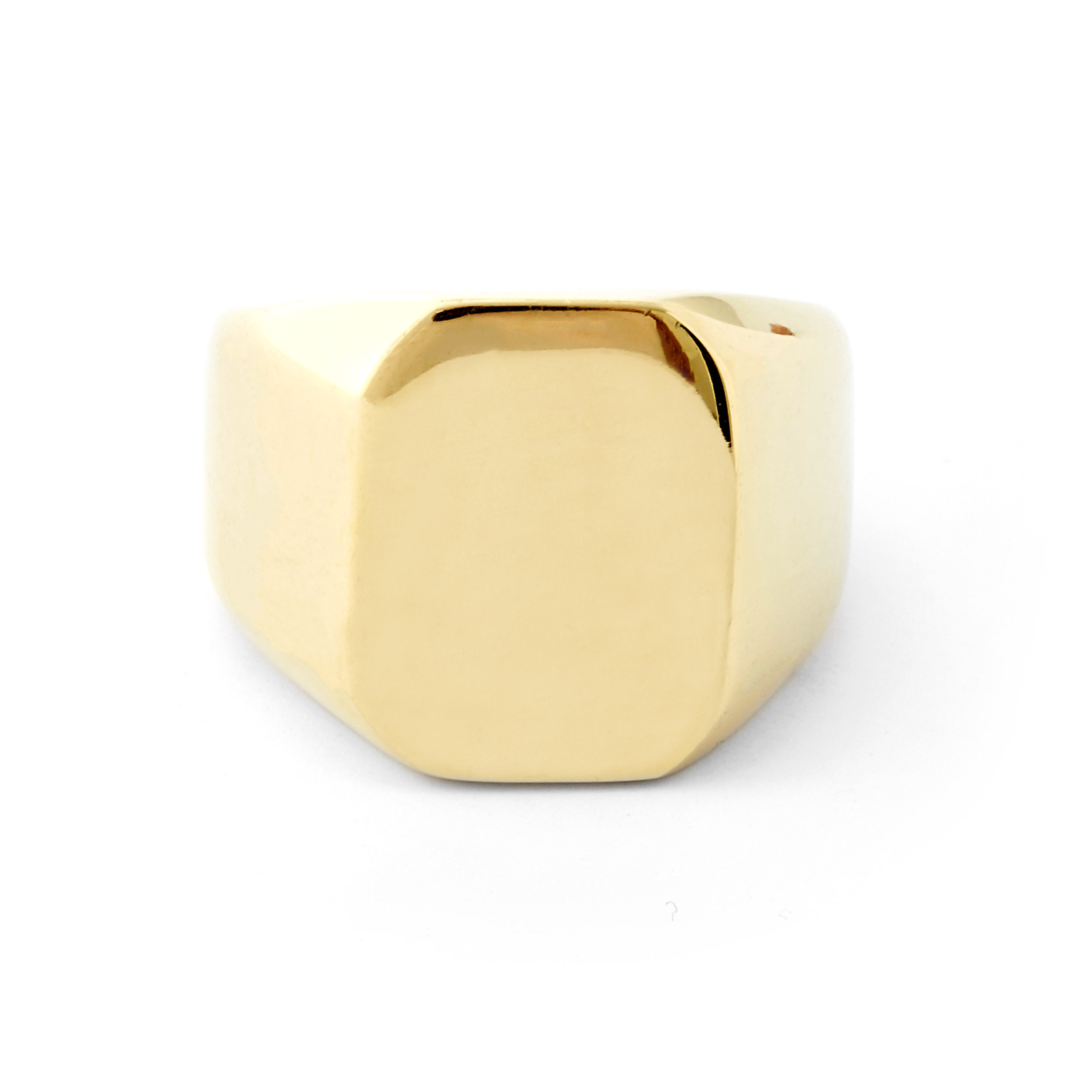 Gold-Tone Liam Ring | Lucleon | 365 day return policy