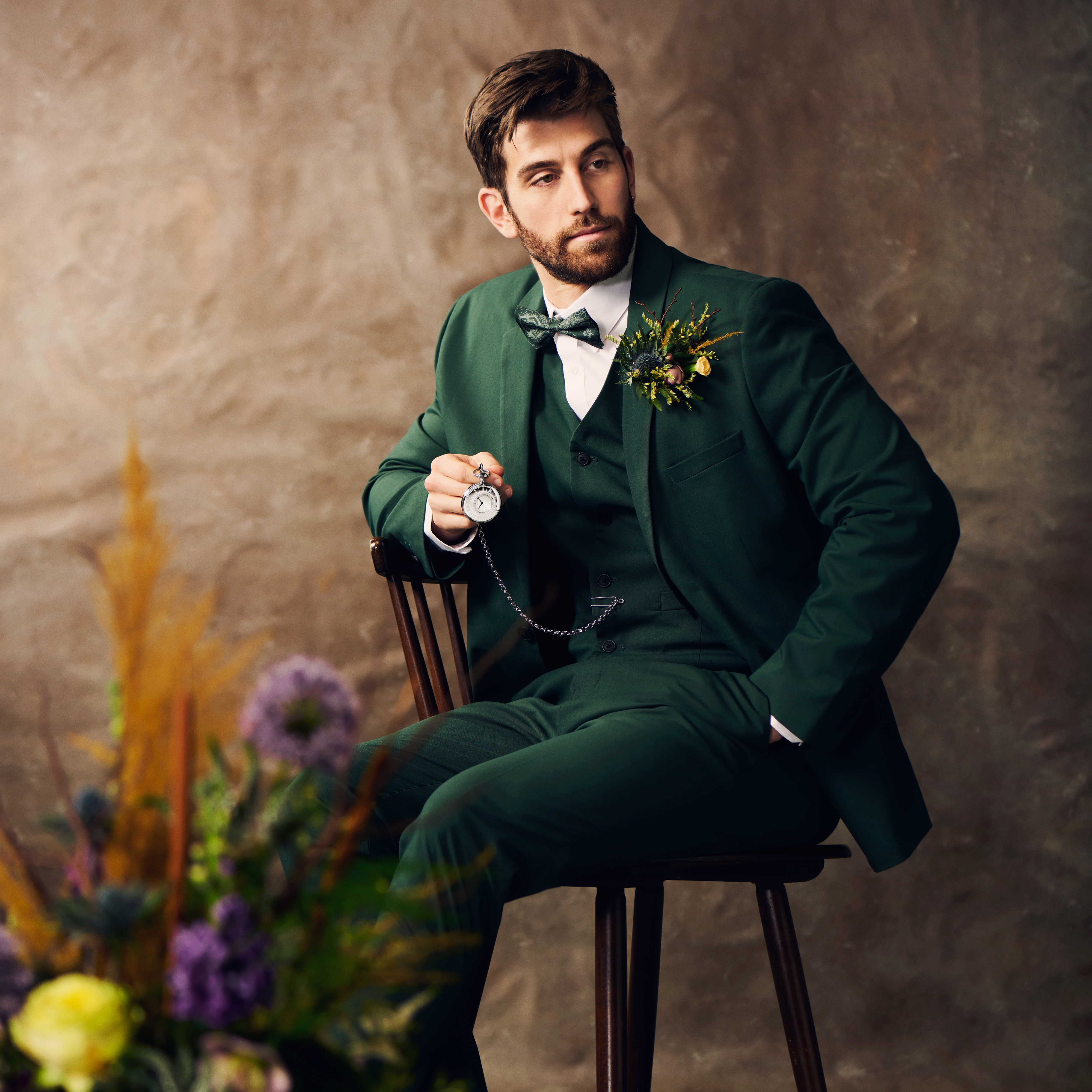 Altair | Silver-tone Half Hunter Pocket Watch | In stock! | Seizmont