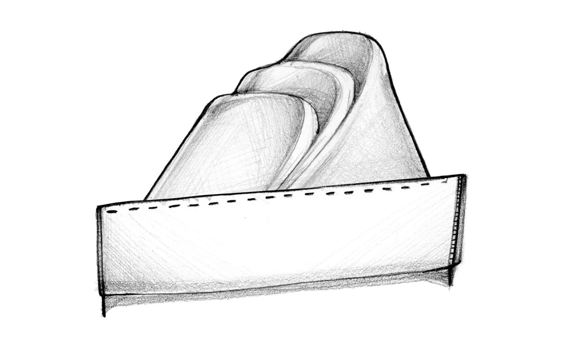 The Wave Pocket Square Fold