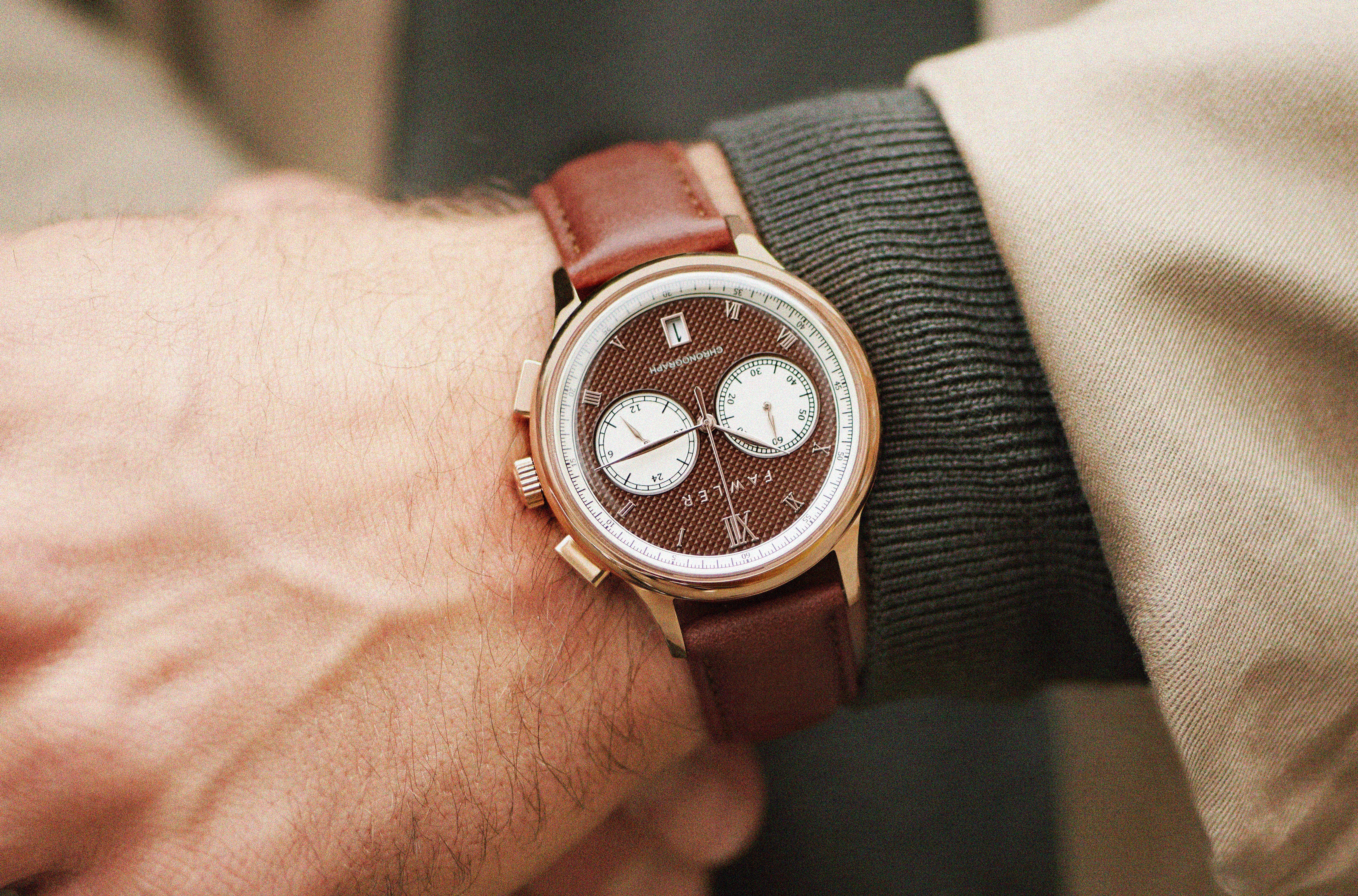 Manual de instrucciones para los relojes cronógrafos clásicos con numerales romanos Cicero