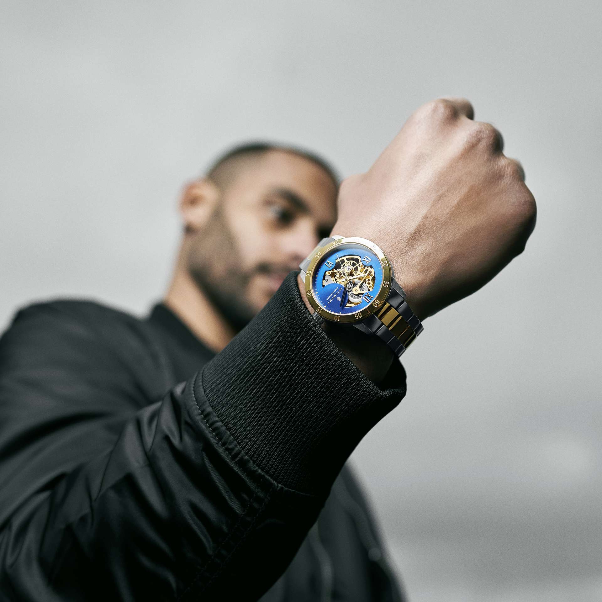 Dante II | Gold-Tone & Silver-Tone Stainless Steel Skeleton Watch With ...