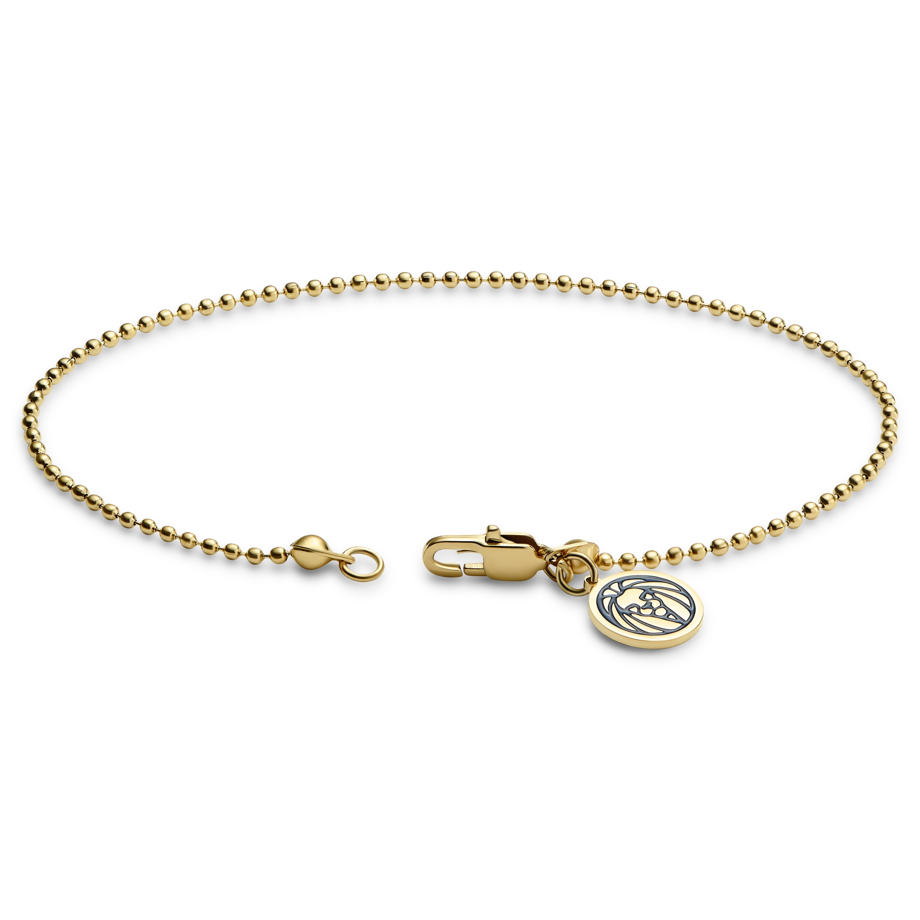 Essentials | Pulsera de cadena de bolas dorada de 1,6 mm | ¡En stock ...