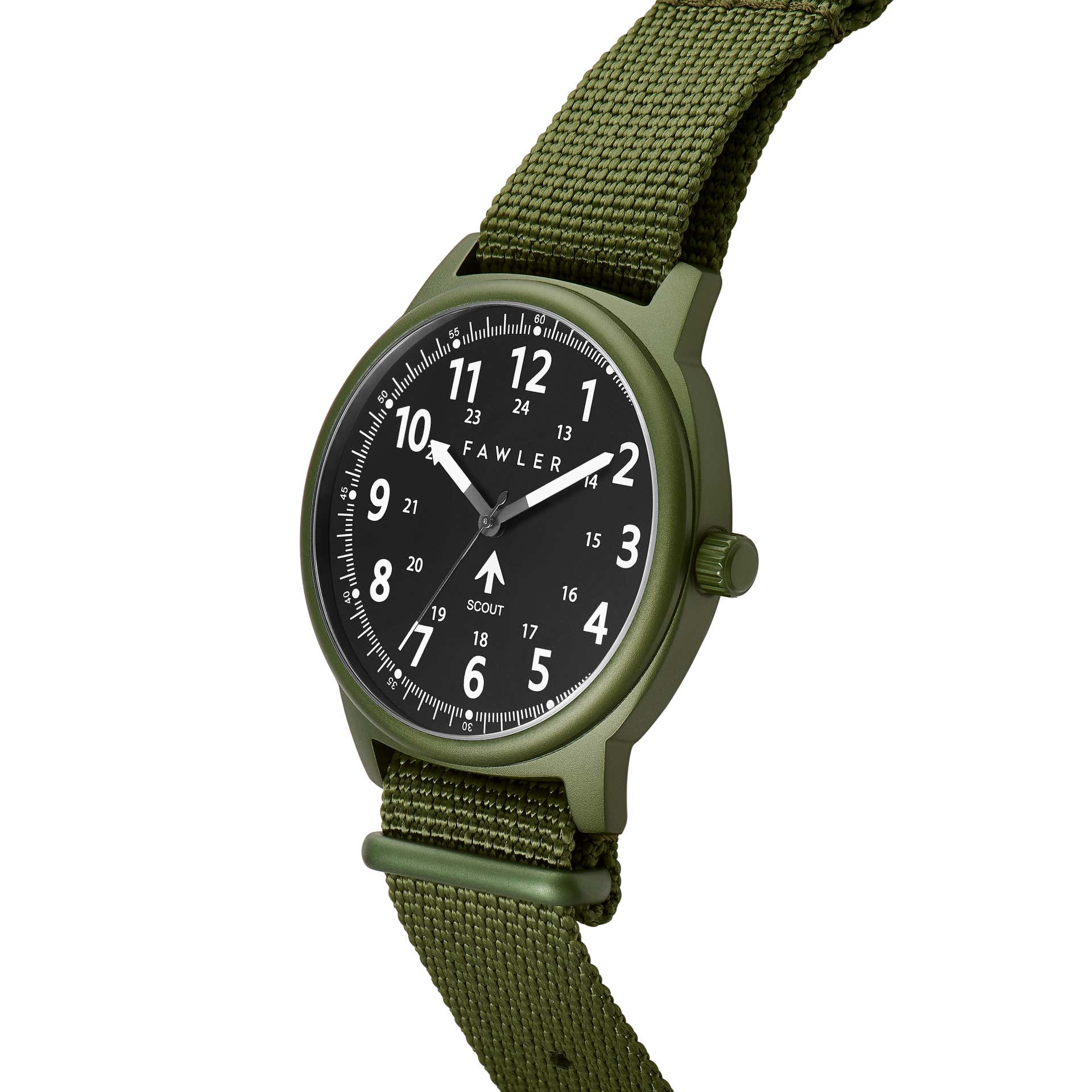 Scout | Green Nato Military Watch | In stock! | Fawler