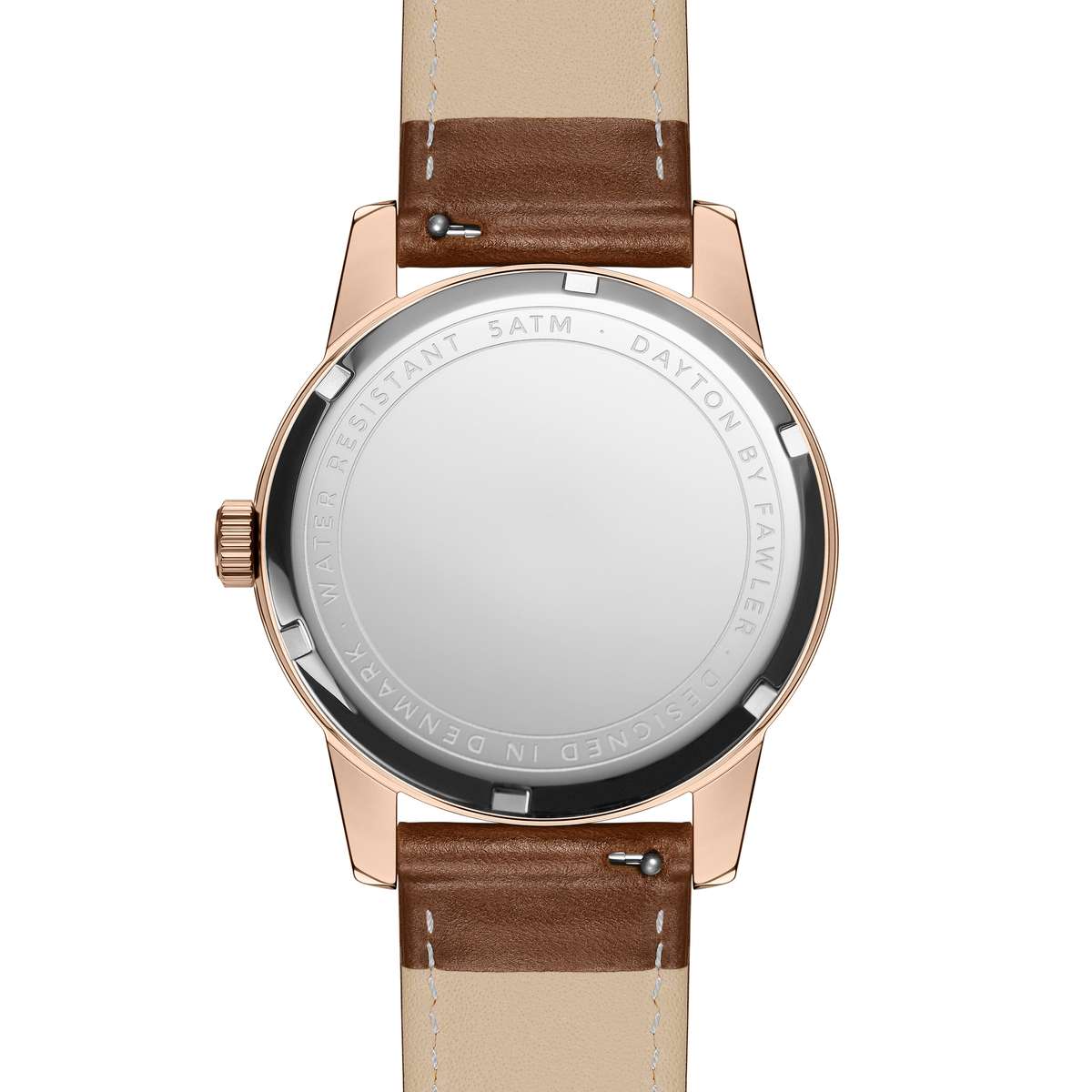 Dayton | Gray Textured Dial and Rose Gold-tone Stainless Steel Watch ...