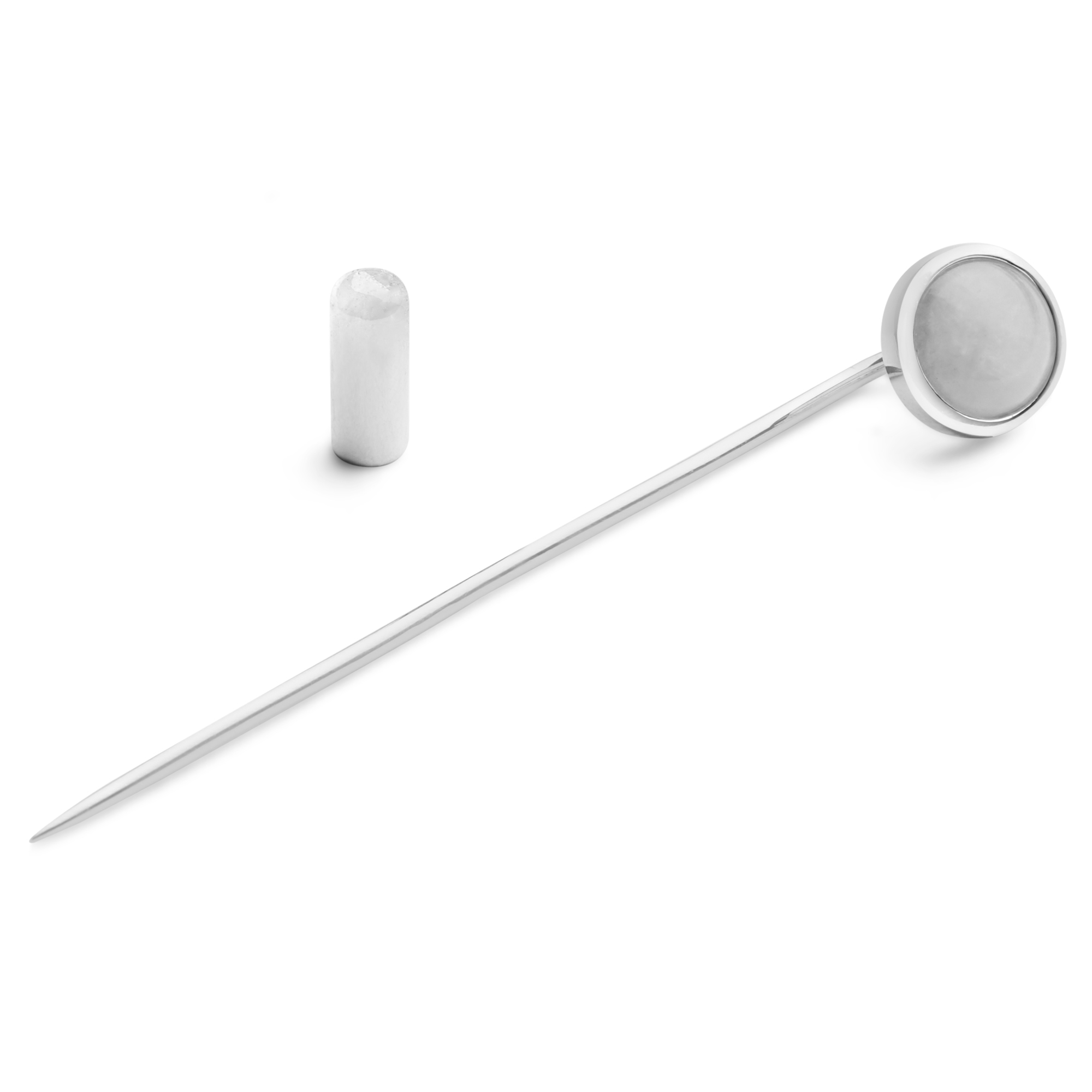 Ac de rever Nils din argint 925 cu cuarț | În stoc | Northern Jewelry