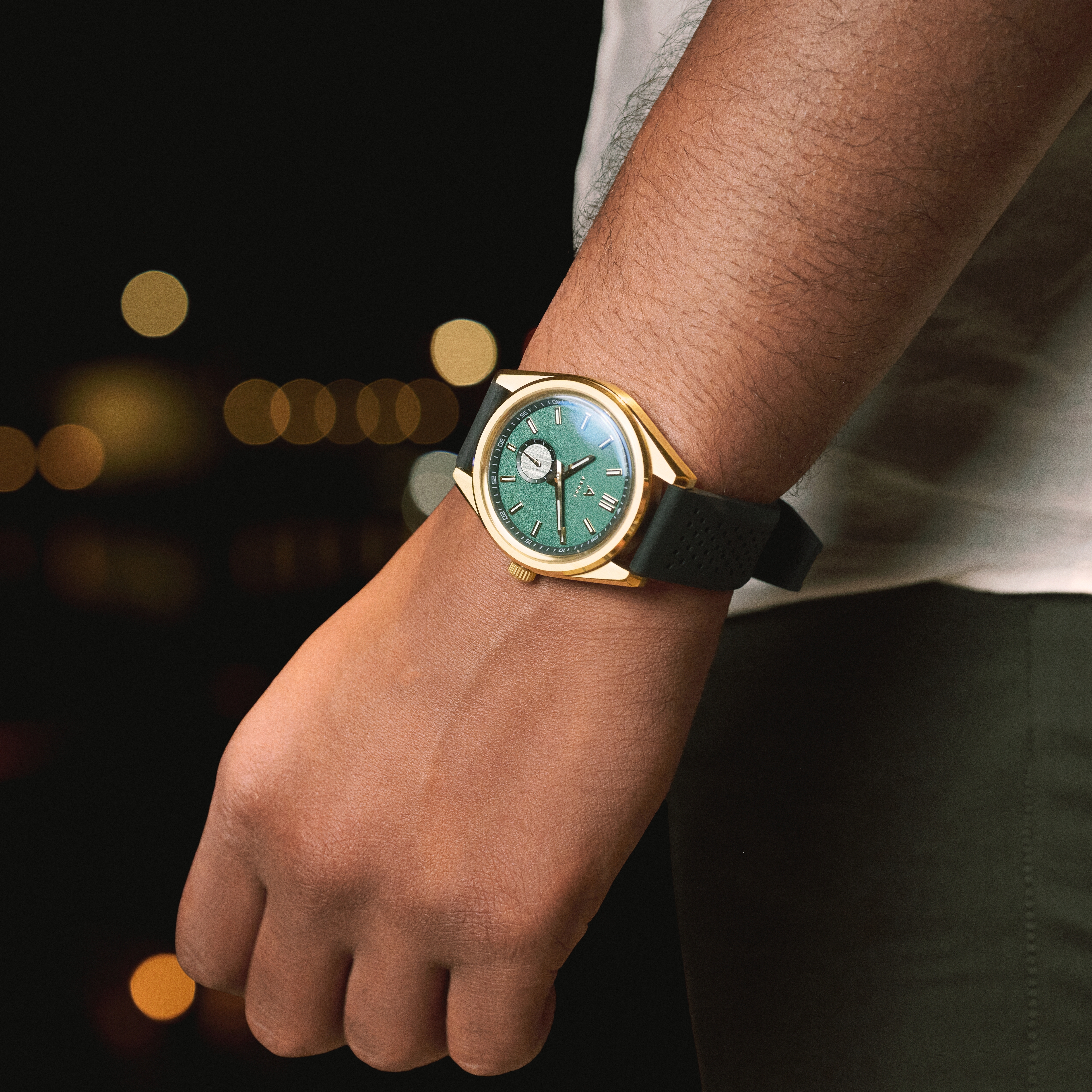 Mond | Limited Edition Black Stainless Steel Meteorite Watch | In stock ...