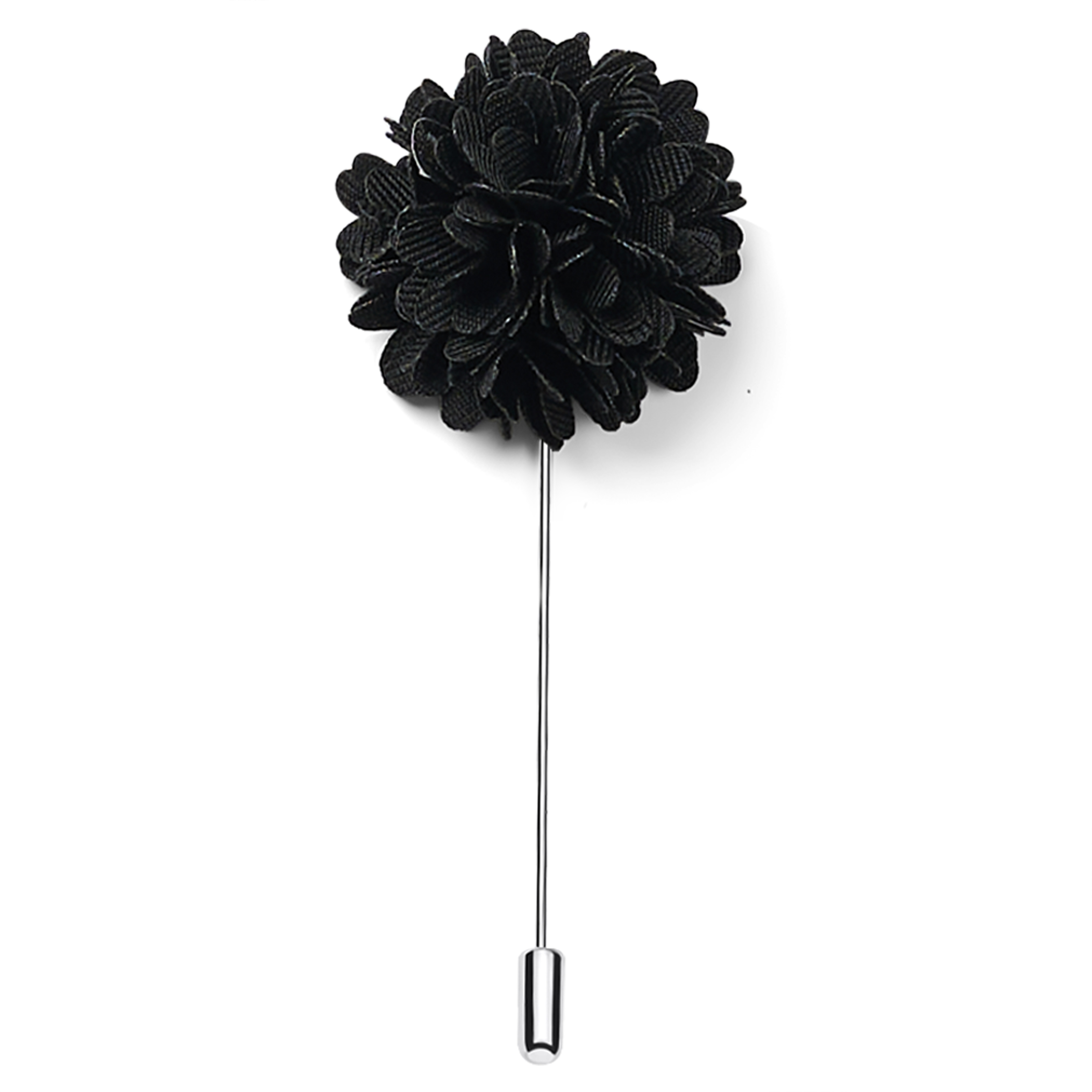 Round Black Flower Lapel Pin | In stock! | Trendhim