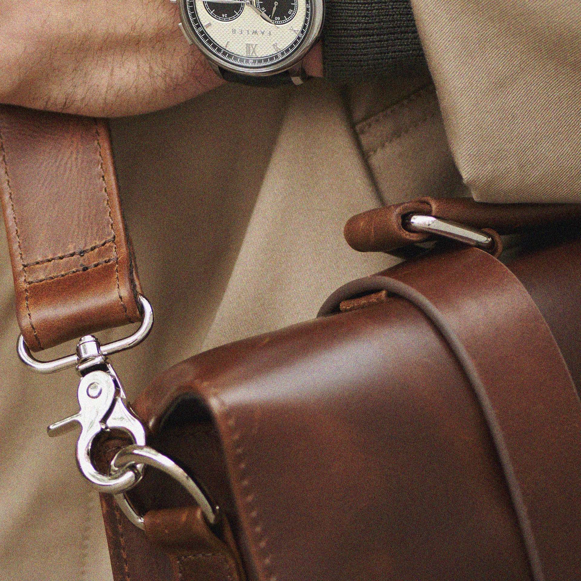 Mala Vintage em Pele Castanha | Em stock! | Delton Bags