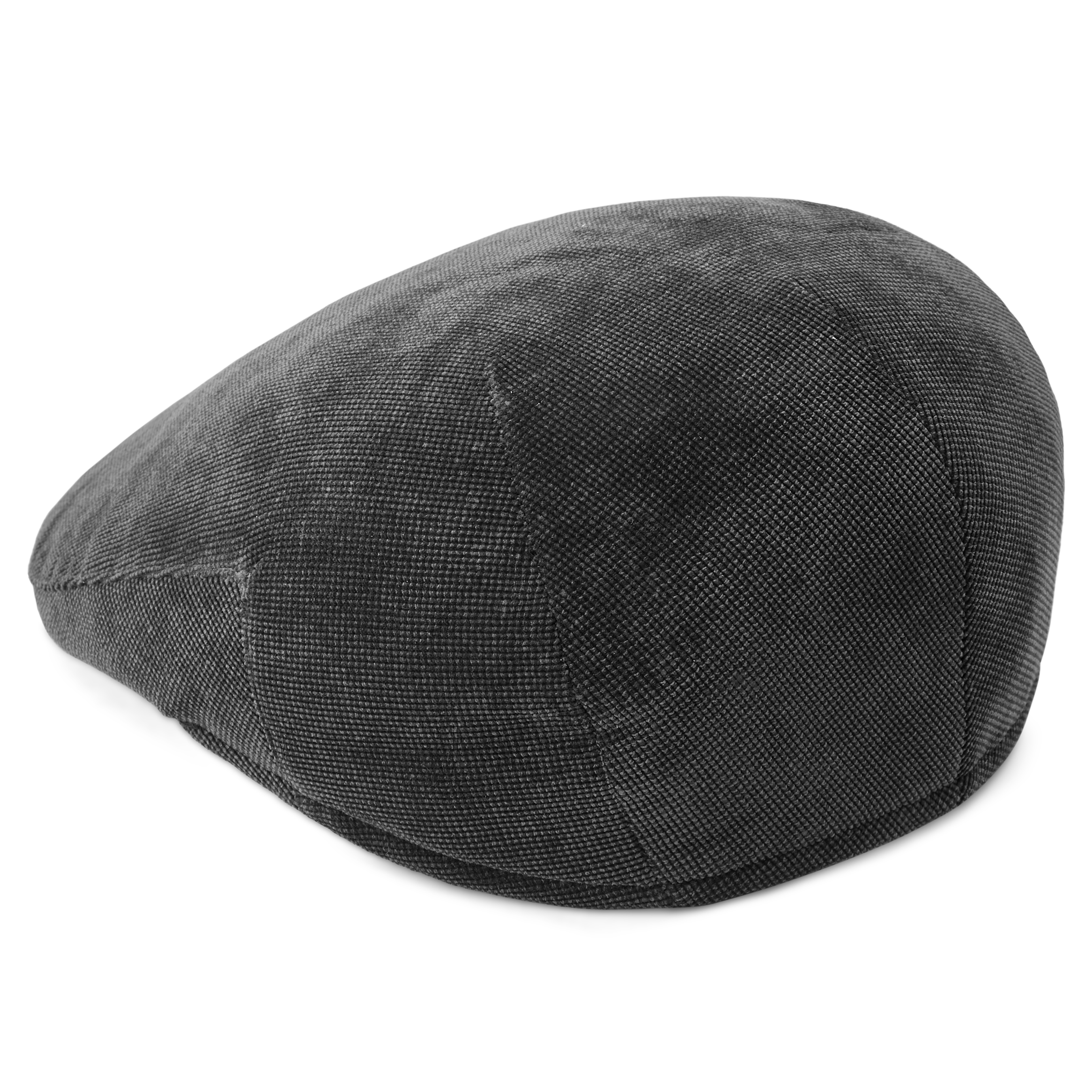 Rodolfo Black Fido Flat Cap - 55 cm | In stock! | Fawler