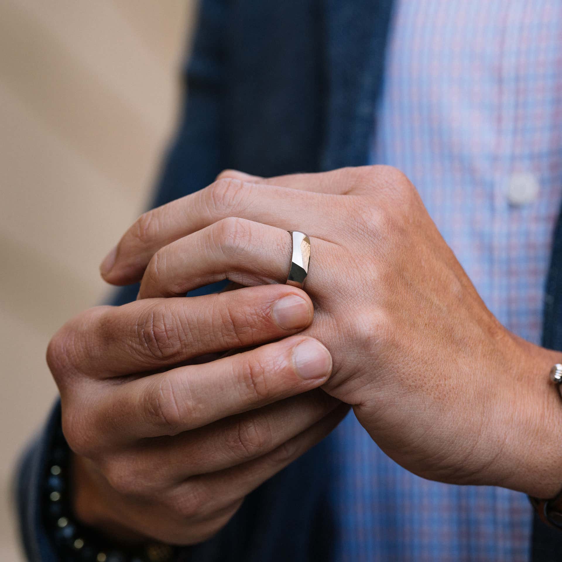 Anillo de acero inoxidable sencillo | ¡En stock! | Fort Tempus