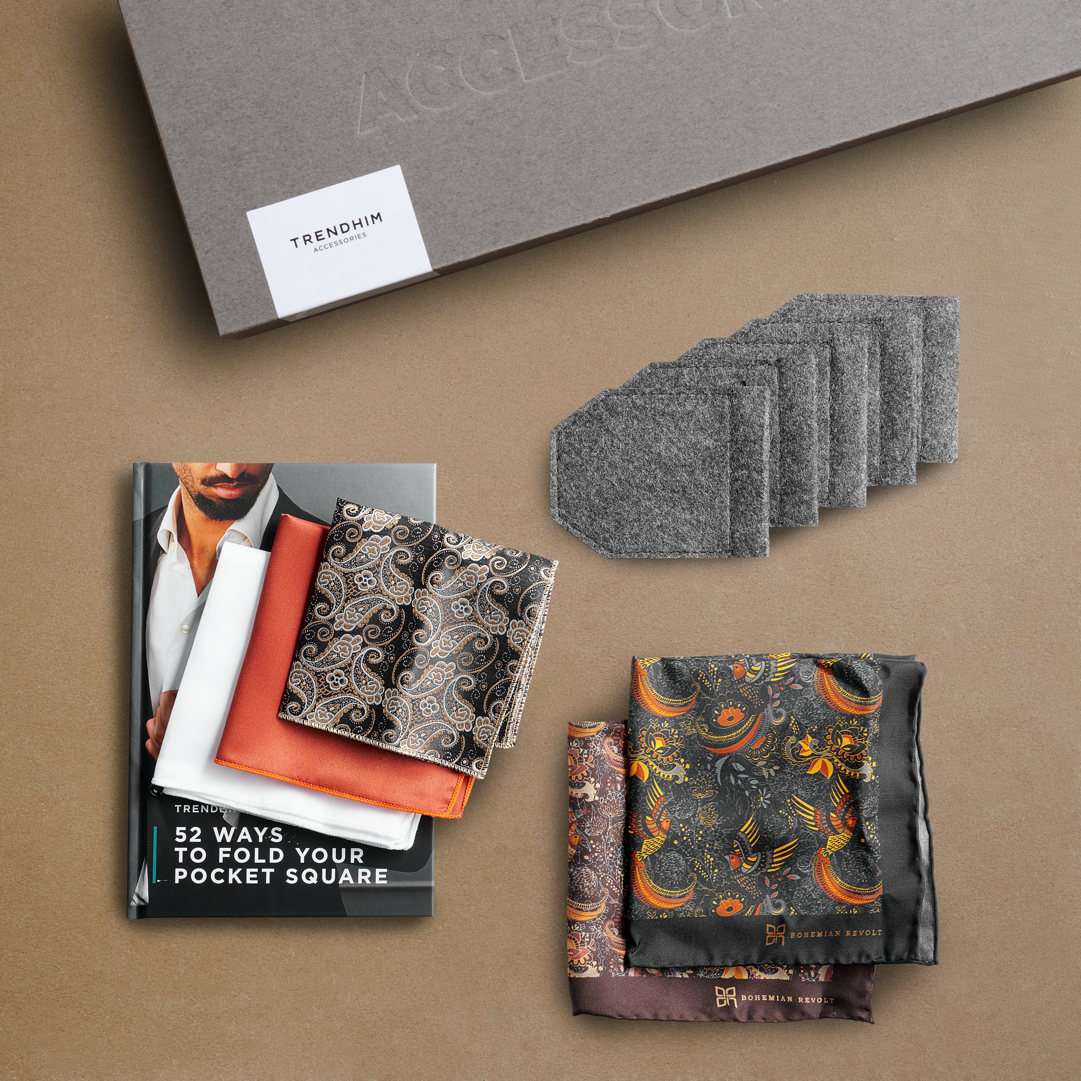 Coffret-cadeau Premium | Pochettes de costume | En stock! | Trendhim