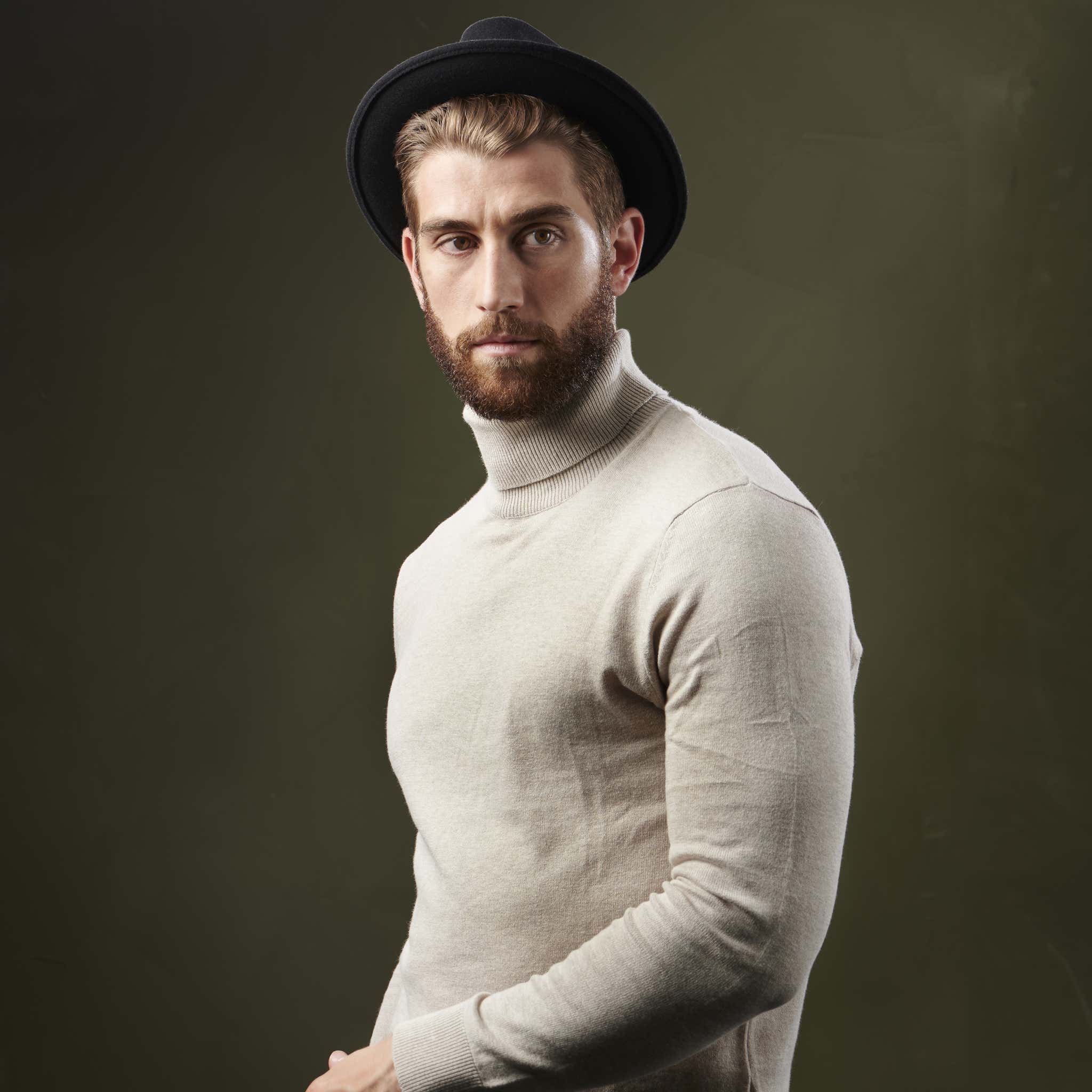 Moda | Black Wool Trilby Hat With Black Band | In stock! | Fawler