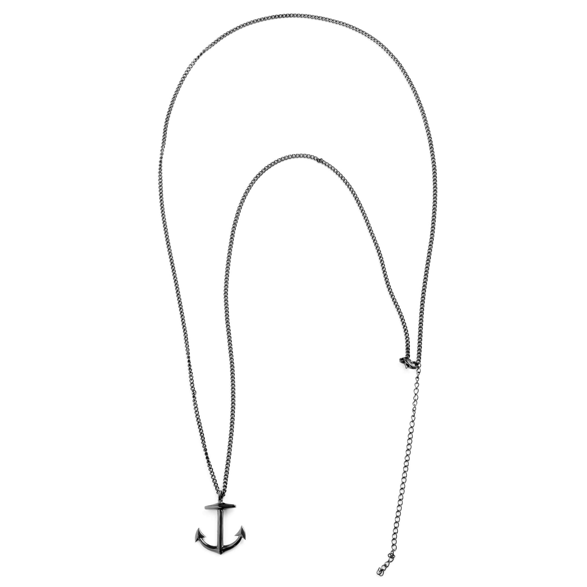 Black Anchor Iconic Necklace | In stock! | Lucleon