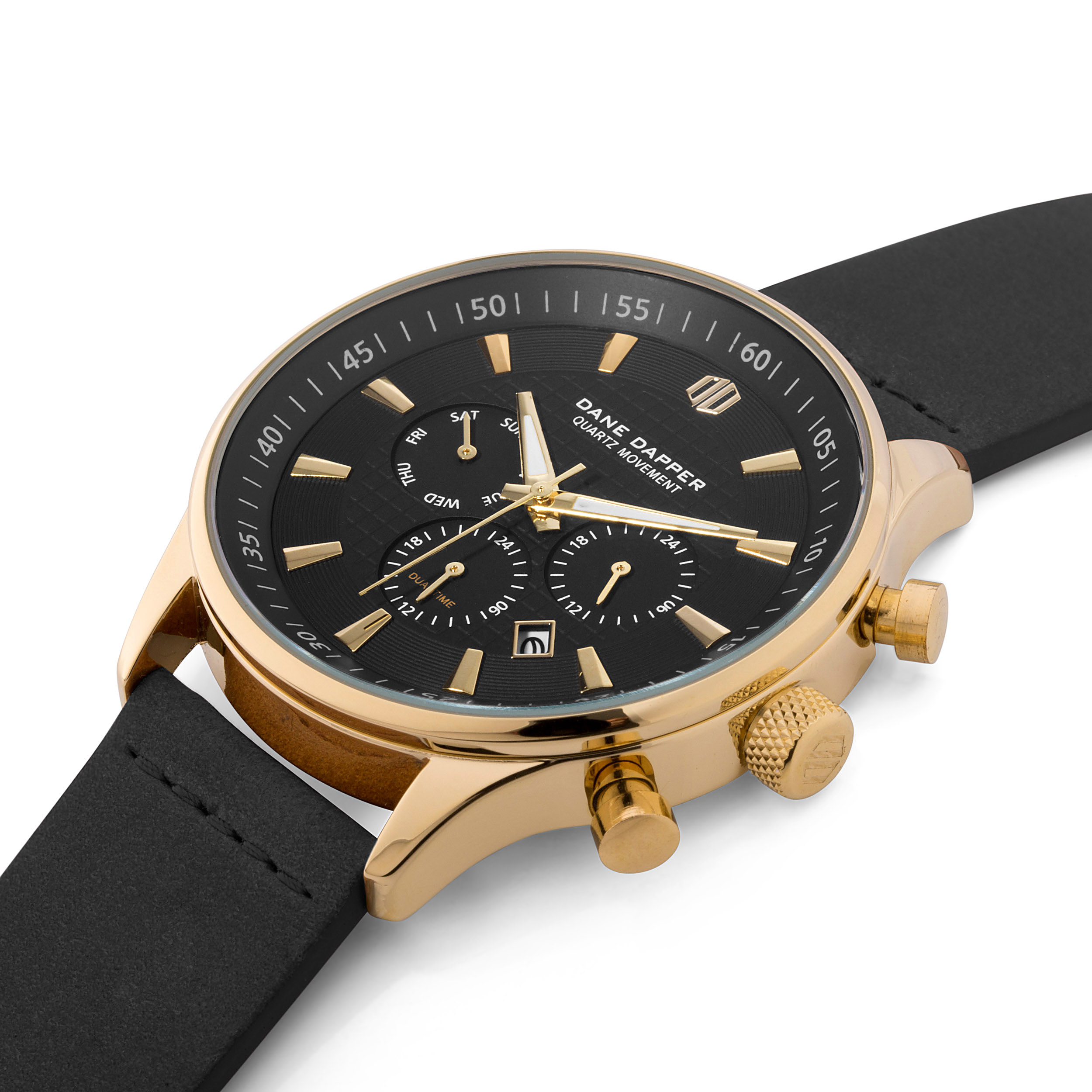 Black & Gold-Tone Accents Troika Watch | In stock! | Apothecary87