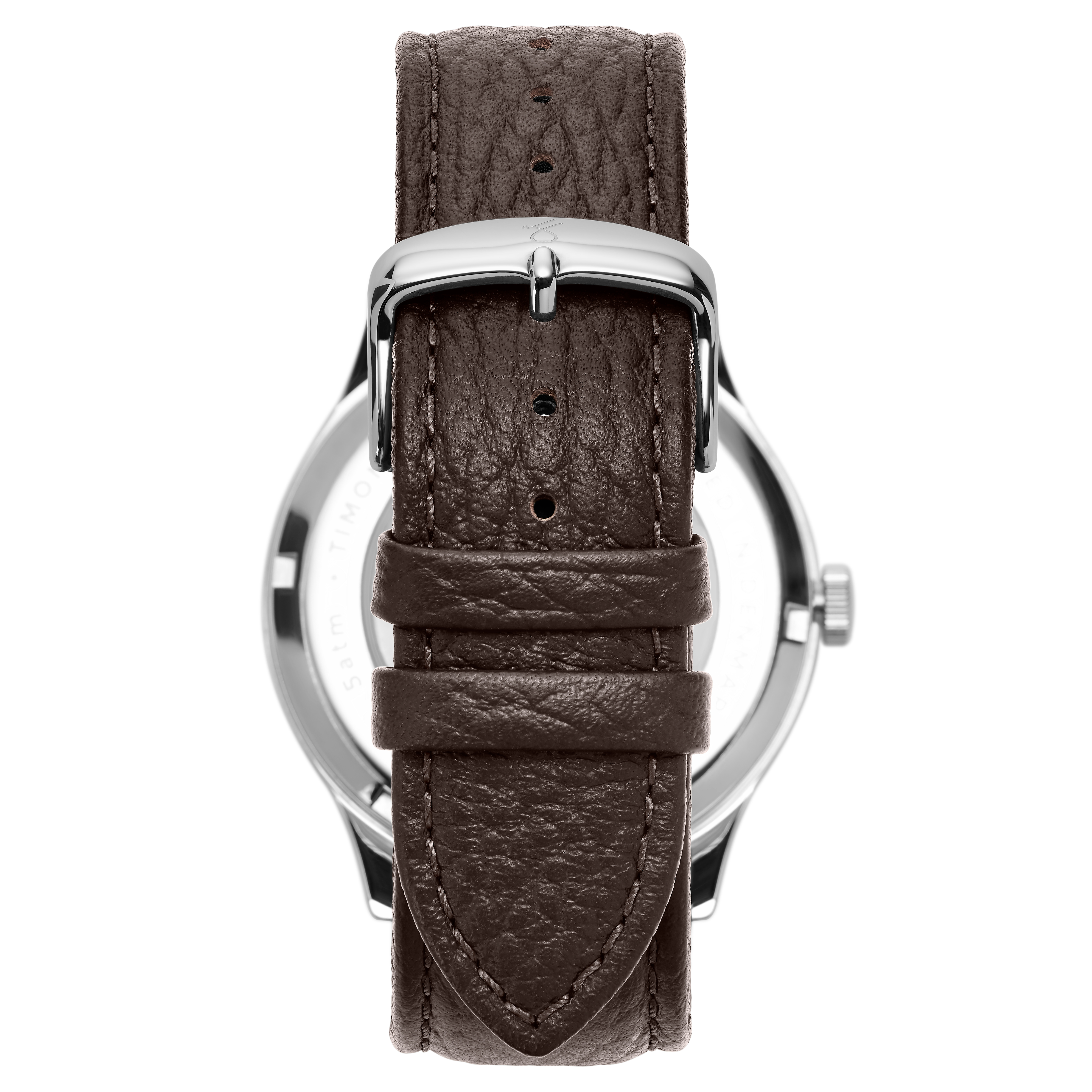 Timon | Grey Mother-of-Pearl Automatic Leather Watch | In stock! | Fawler