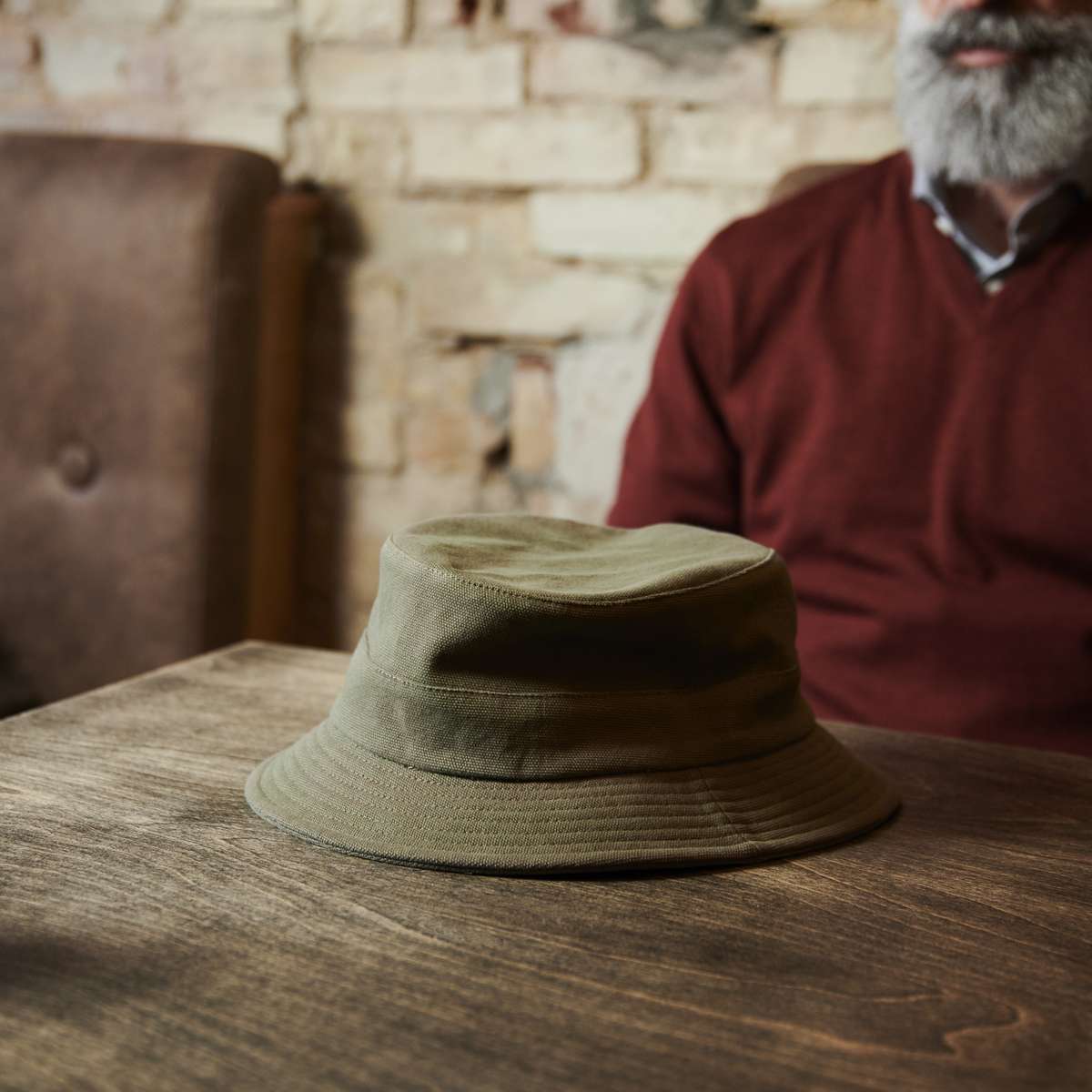 Moda | Olive Green Bucket Hat | In stock! | Fawler
