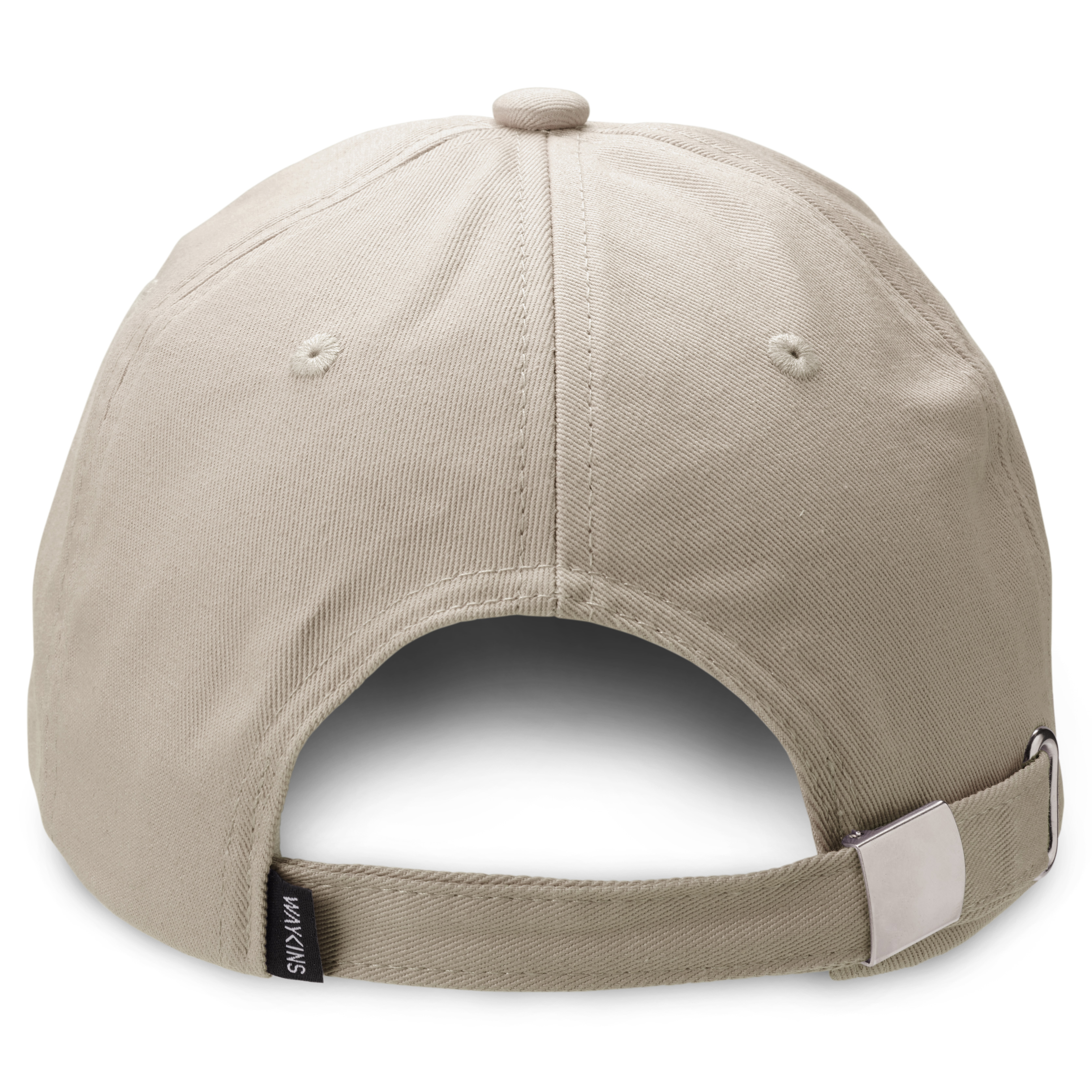 Waykins | Lys Sandfarget Bomullslue med Logo | På lager! | Waykins