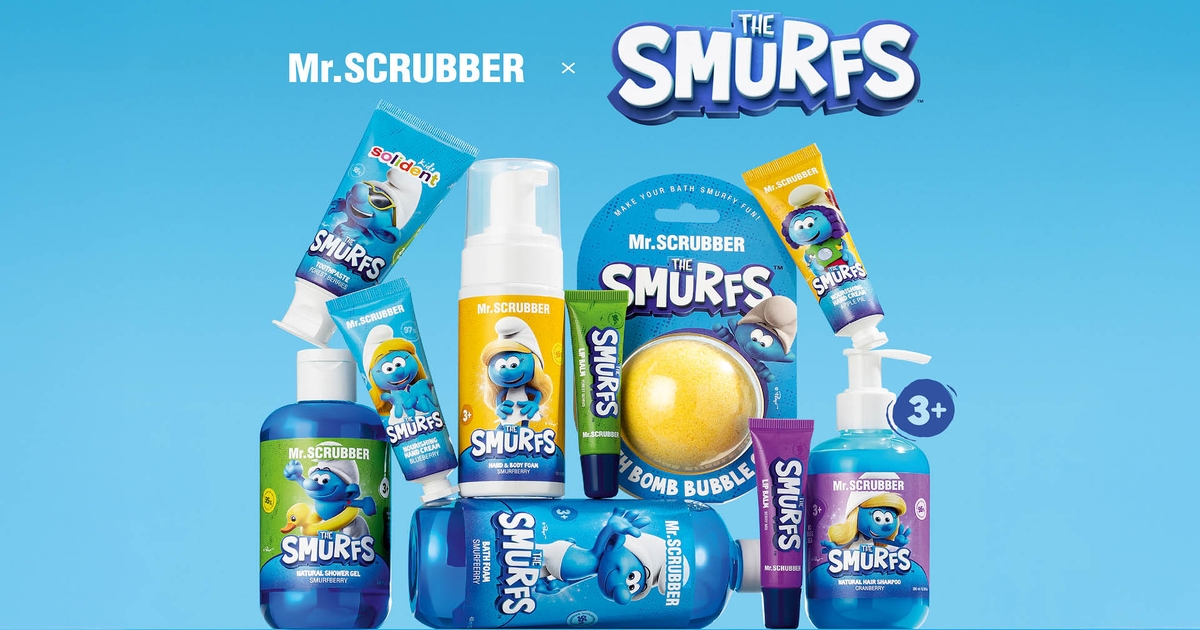 Smurfs Bath Line Launches in Ukraine