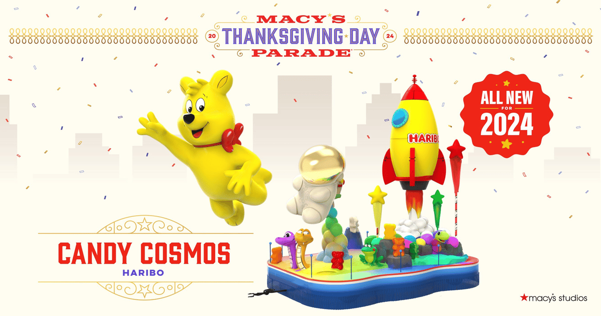 Haribo to Debut Float and Balloon at Macy’s Thanksgiving Day Parade