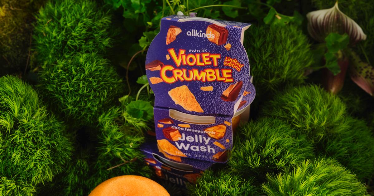 Asembl Launches Menz Violet Crumble x AllKinds Personal Care Collab