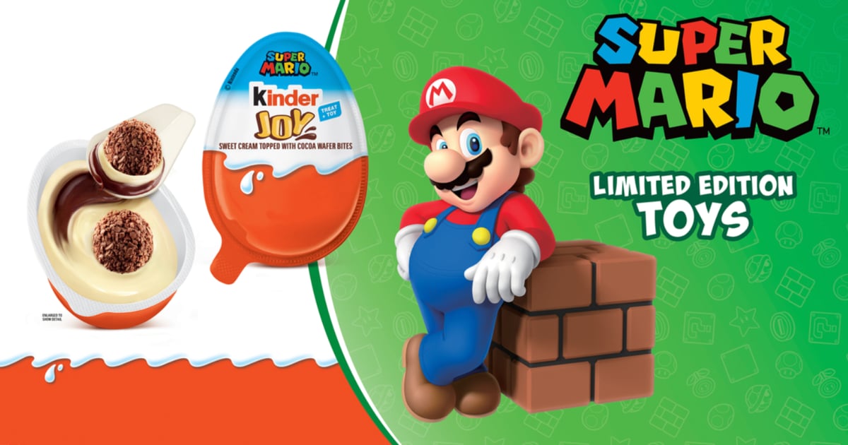 Kinder Joy Launches Super Mario Toy Collection