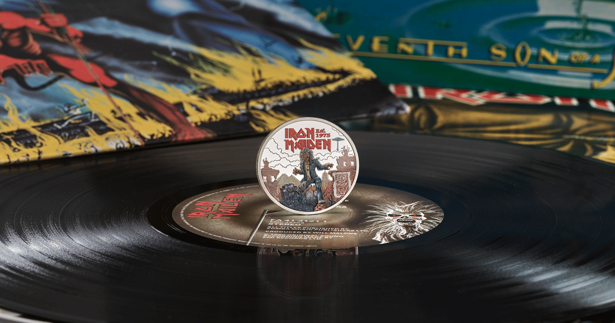 Royal Mint Honors Iron Maiden's 50th Anniversary with Commemorative Coin