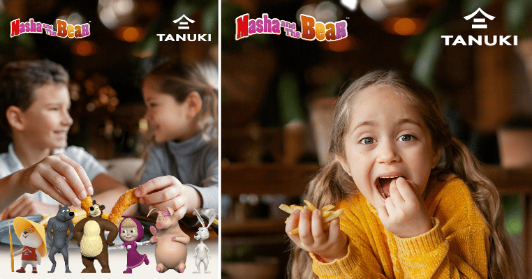 Animaccord, Tanuki Cook Up ‘Masha and the Bear’ Kids Meals | License Global