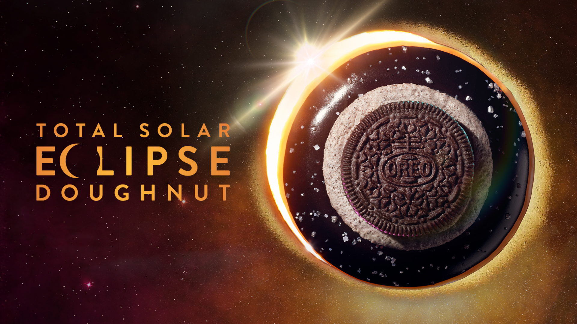 Krispy Kreme Reveals Total Solar Eclipse Doughnut with OREO Cookie and ...