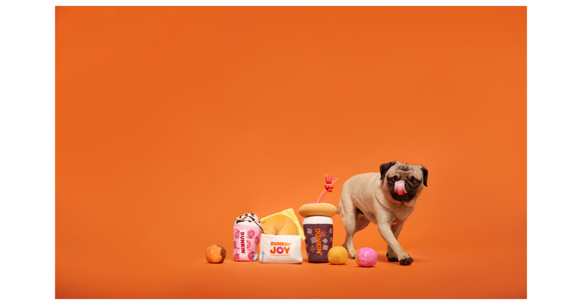 BARK and Dunkin’ Launch New Dunkin’-Inspired Dog Toys