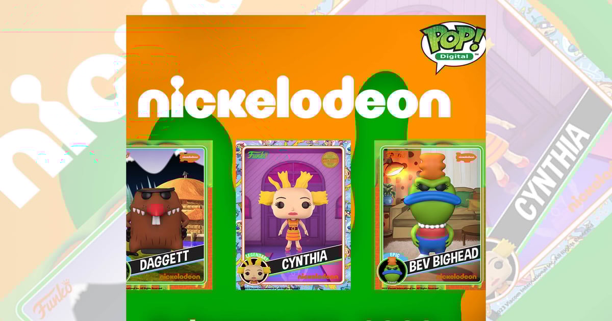 Funko, Paramount Announce Latest Nickelodeon Digital Pop! Collectibles ...