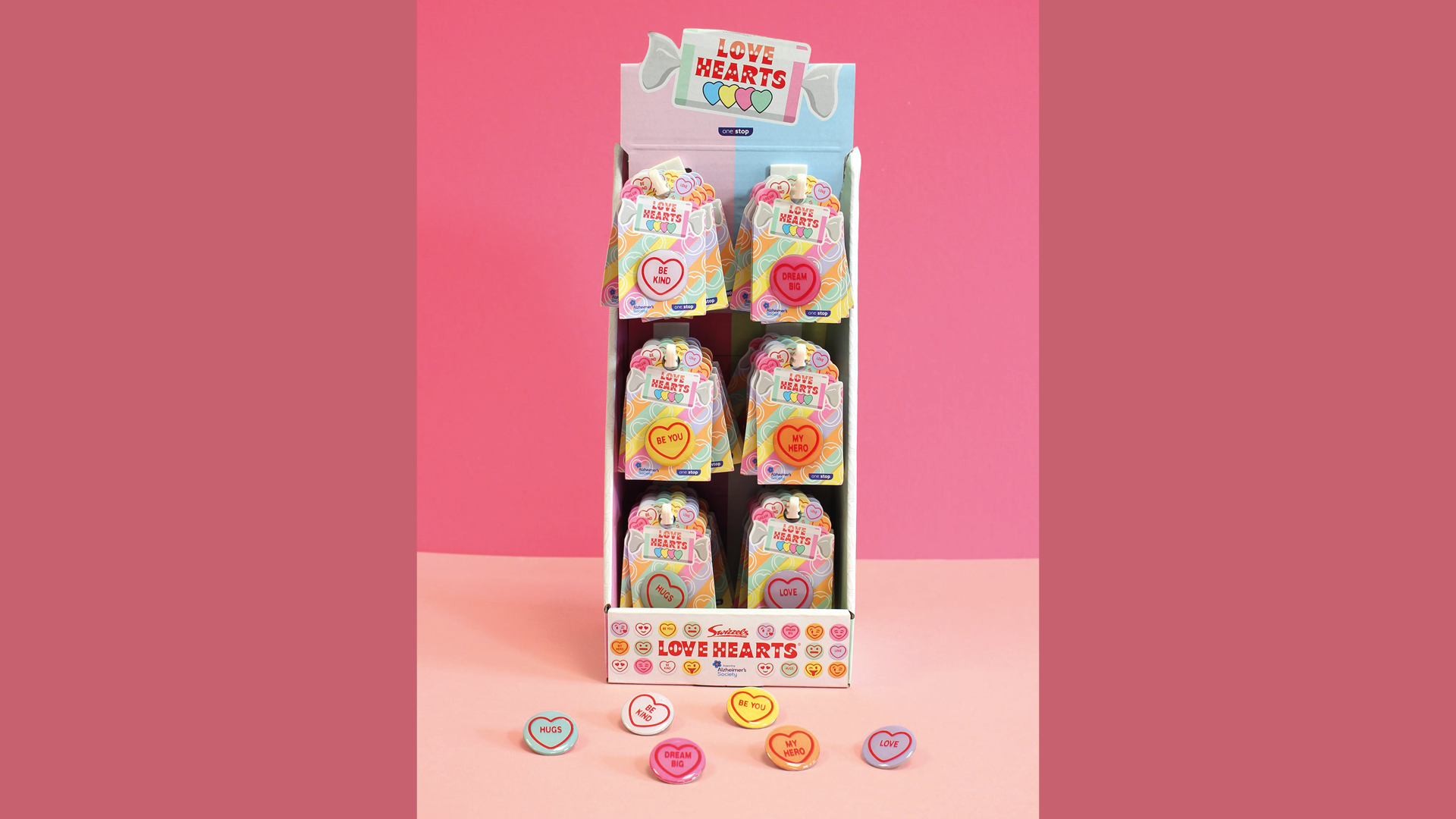 Swizzels, One Stop Partner for Pins Benefiting Alzheimer’s Society