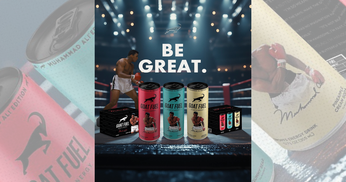 G.O.A.T. Fuel Releases Muhammad Ali Collector’s Cans