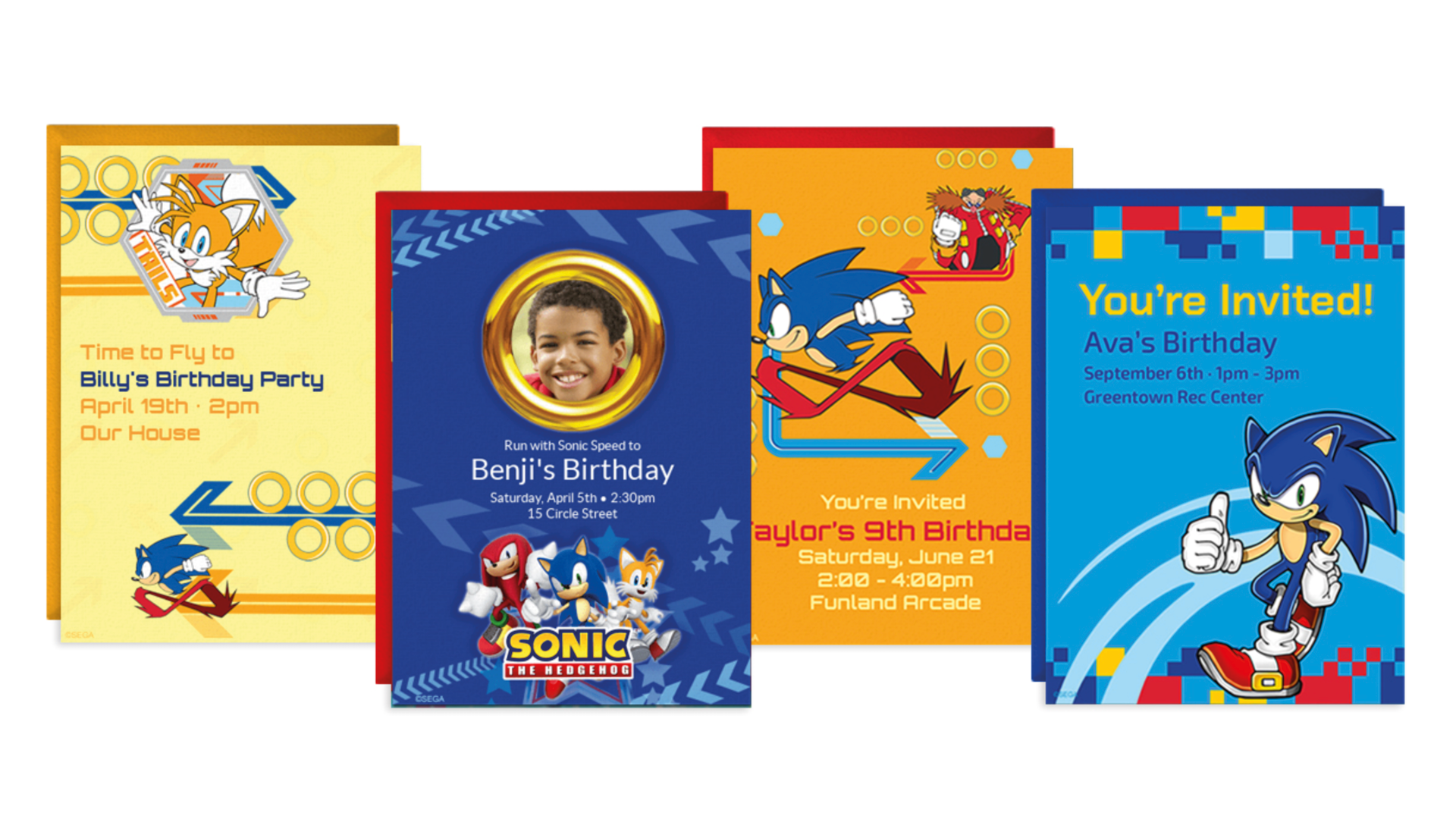 Punchbowl Launches ‘Sonic the Hedgehog’ Online Invitations, Greeting Cards