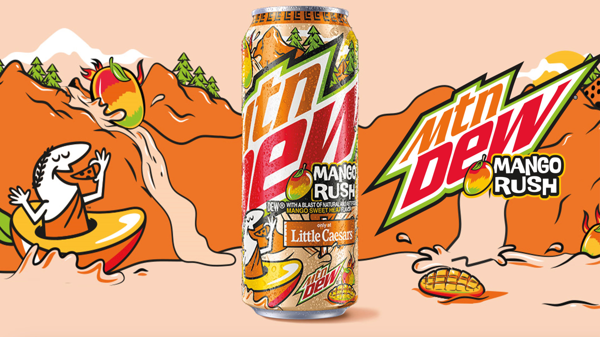 Mountain Dew and Little Caesars Unveil New Flavor and Design Collab