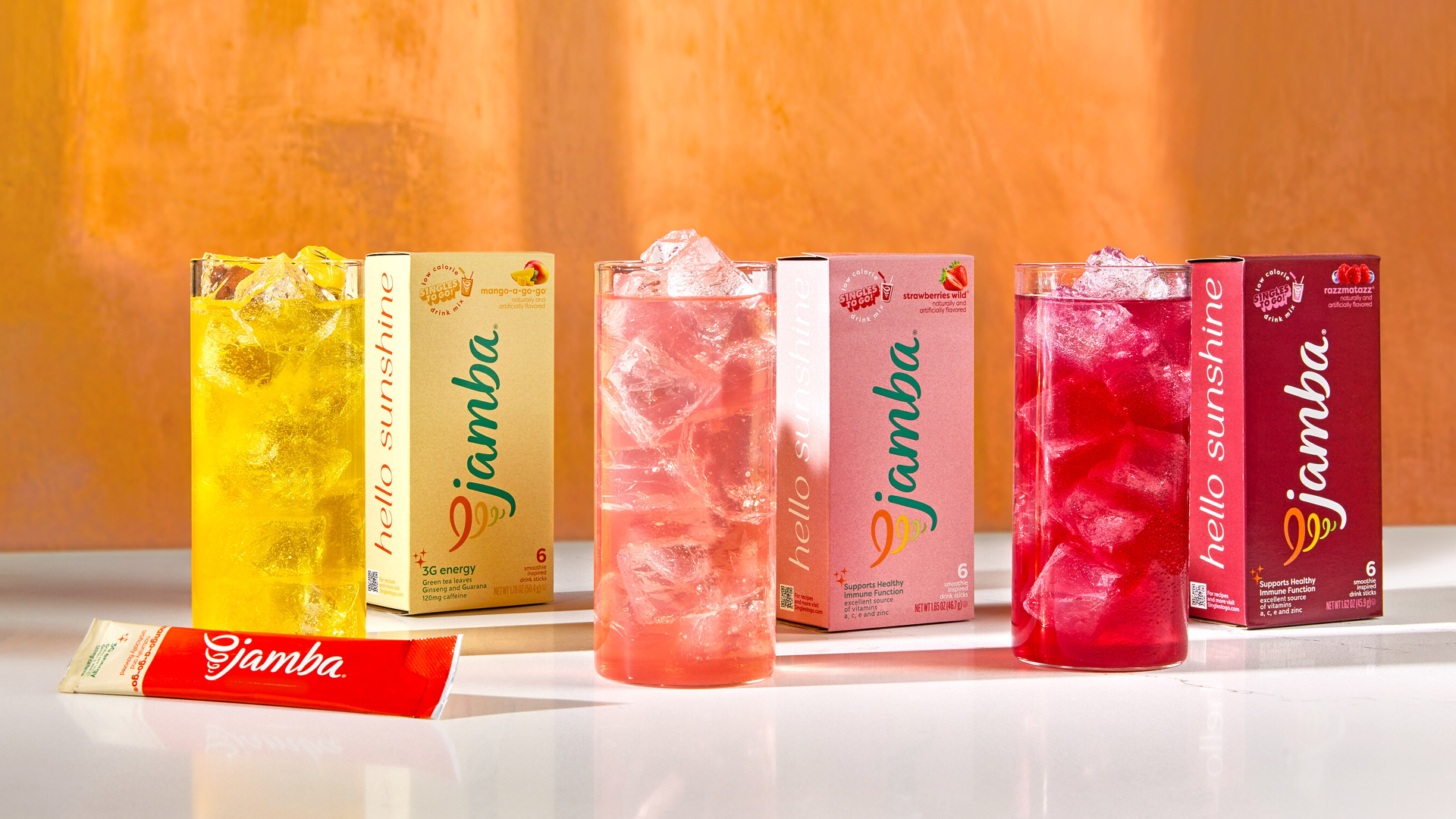 Jamba, Jel Sert Launch New Line of Single-Serve Drink Mixes