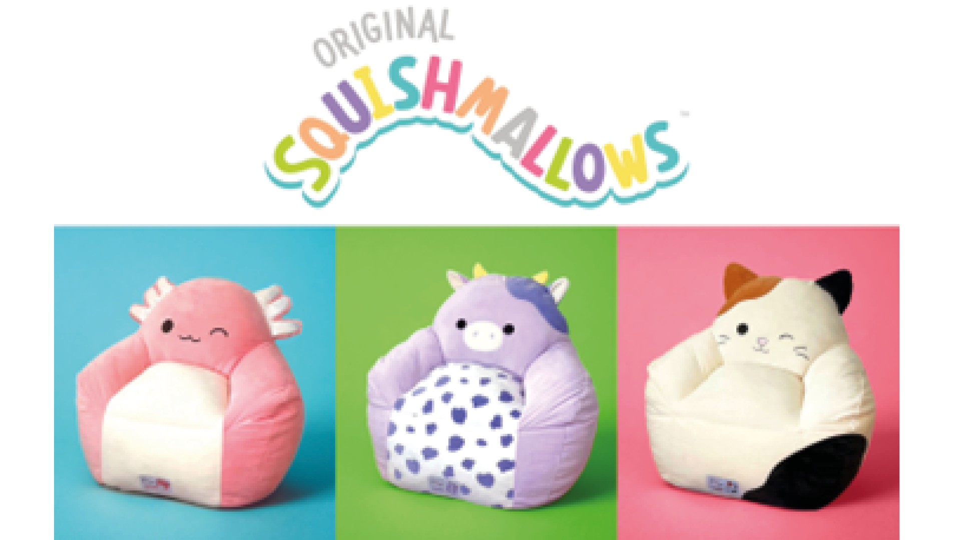 PM&J Launches Squishmallows Bean Bag Chairs
