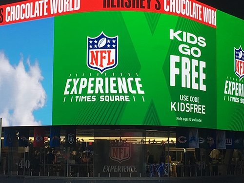 NFL Opens Permanent Attraction in Times Square | License Global