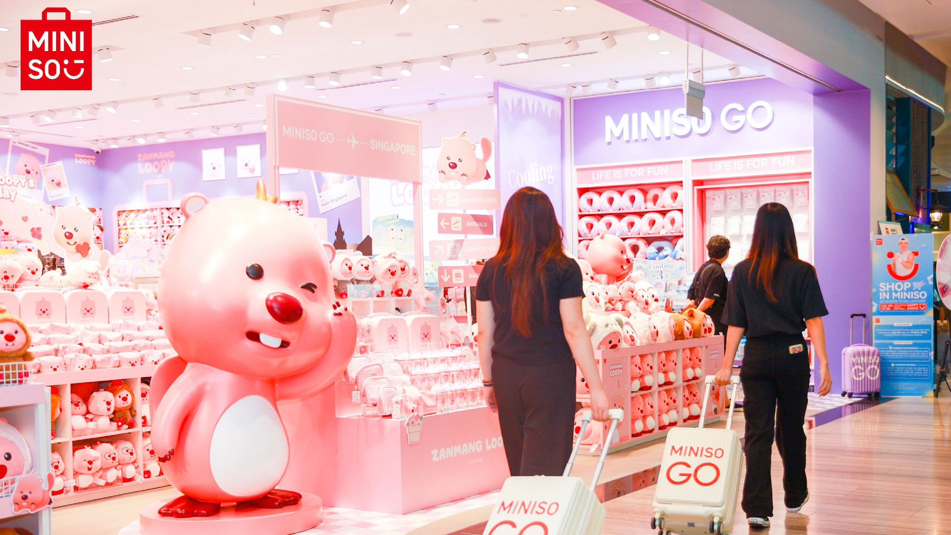 MINISO Opens Zanmang Loopy Store at Singapore Jewel Changi Airport