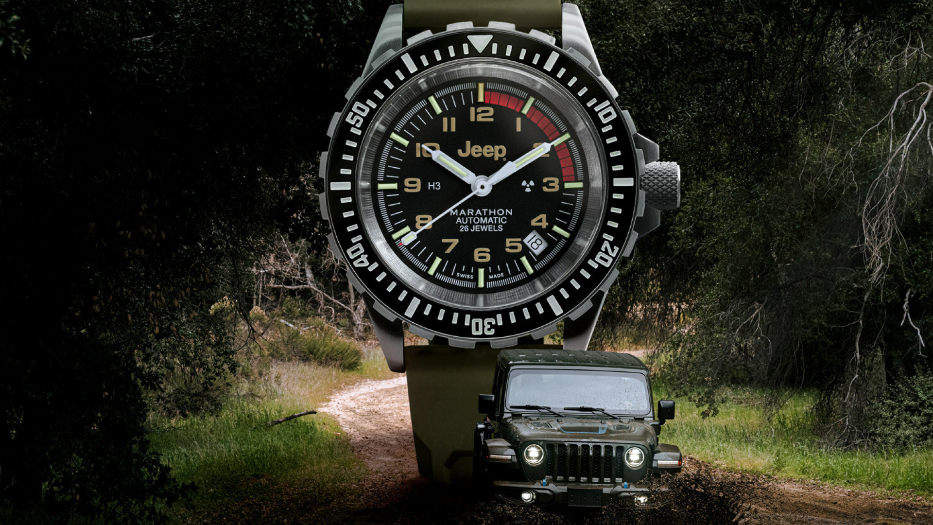 Marathon Watch, Jeep Brand Announce Collab