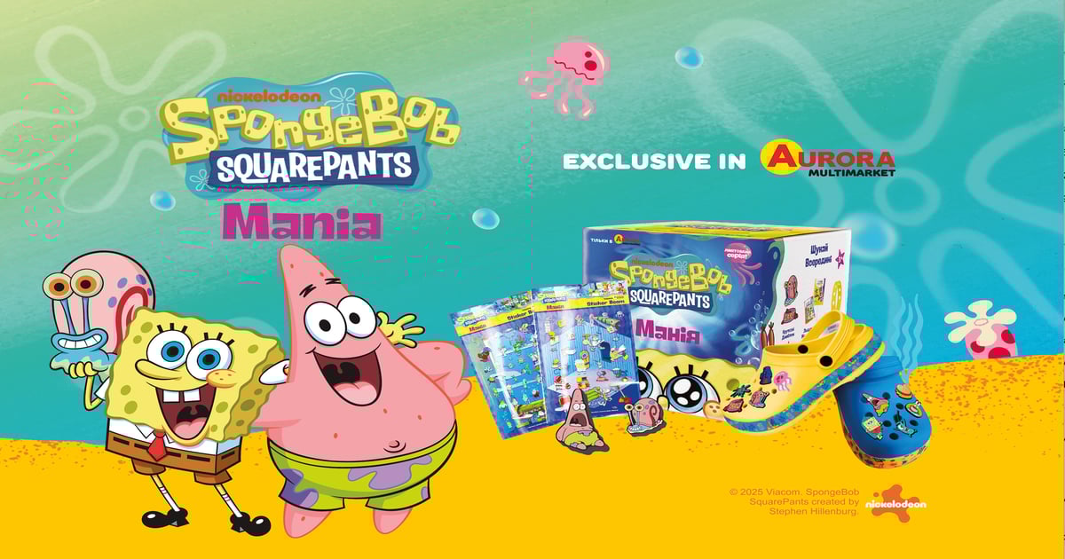 ‘SpongeBob Mania’ Launches at Large Ukraine Retailer