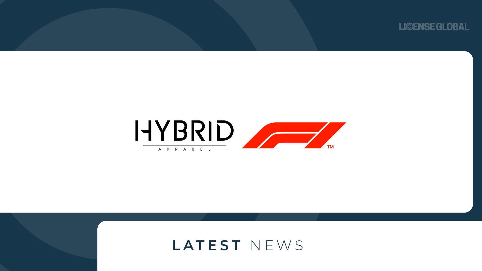 Hybrid APPAREL and Formula 1 Join Forces