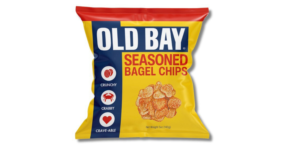 CaliBagels Launches OLD BAY Seasoned Bagel Chips