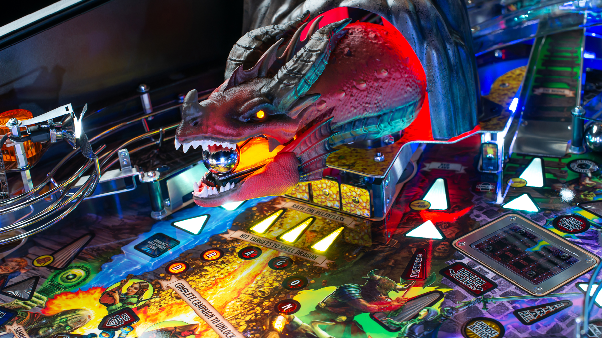 Stern Pinball Releases “Dungeons & Dragons” Game